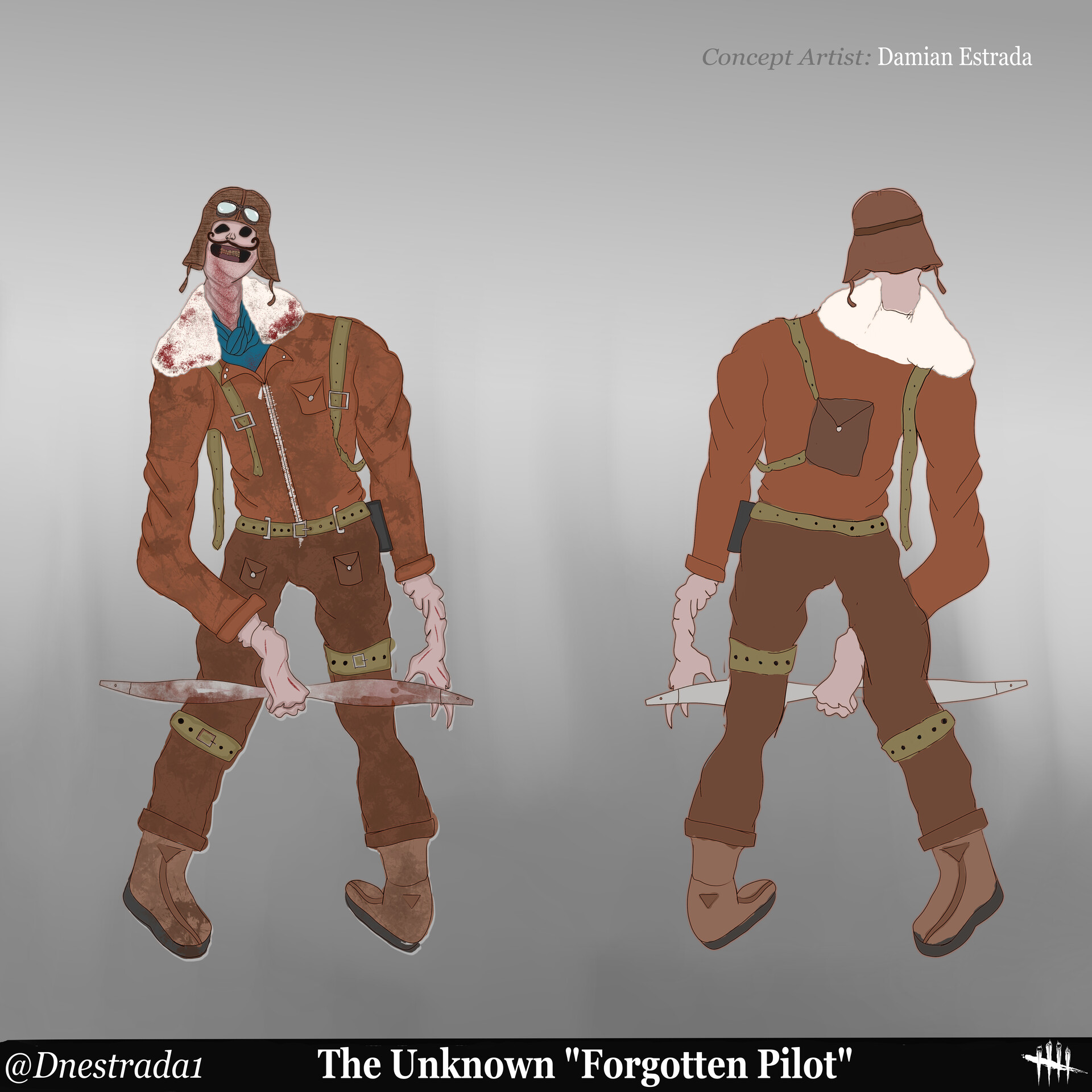 ArtStation - Unknown Pilot - DbD 2024 Skin Contest Entry