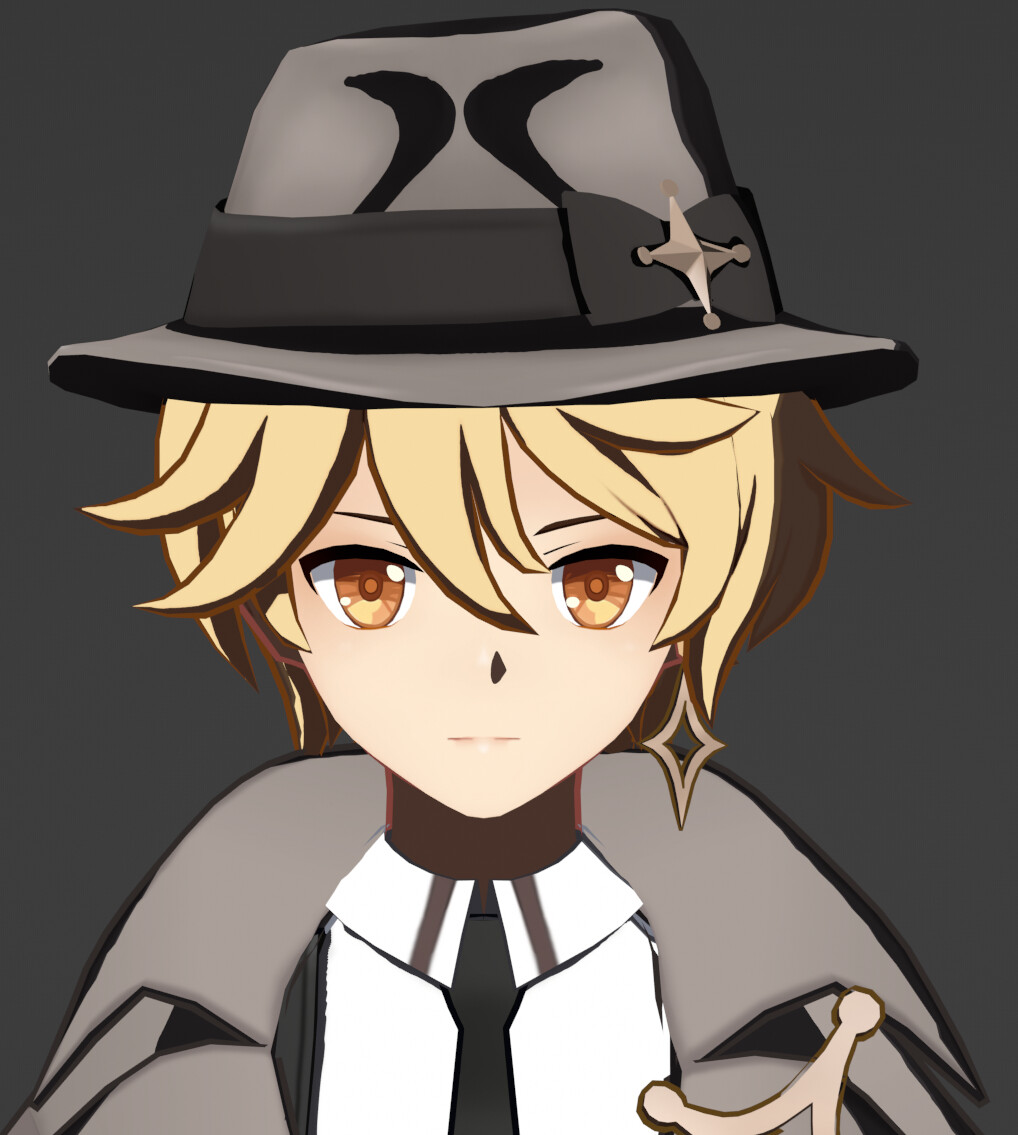 ArtStation - HoYoFair 2024 Winter - Genshin Noir Aether