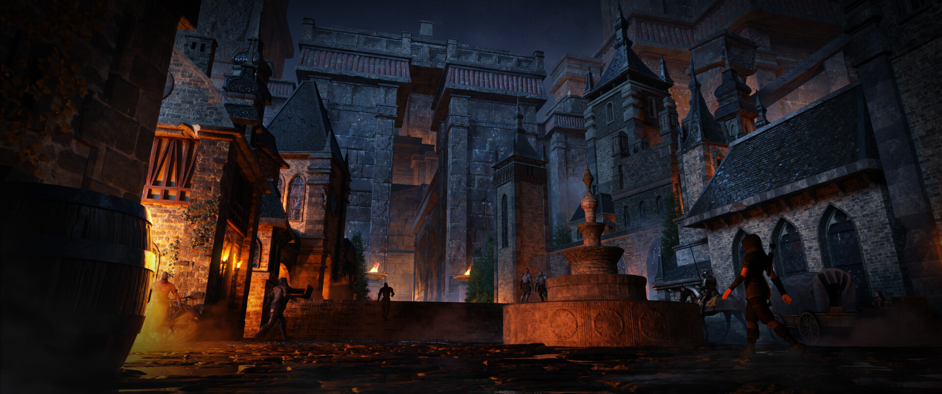 ArtStation - The village of the Giant Dungeon