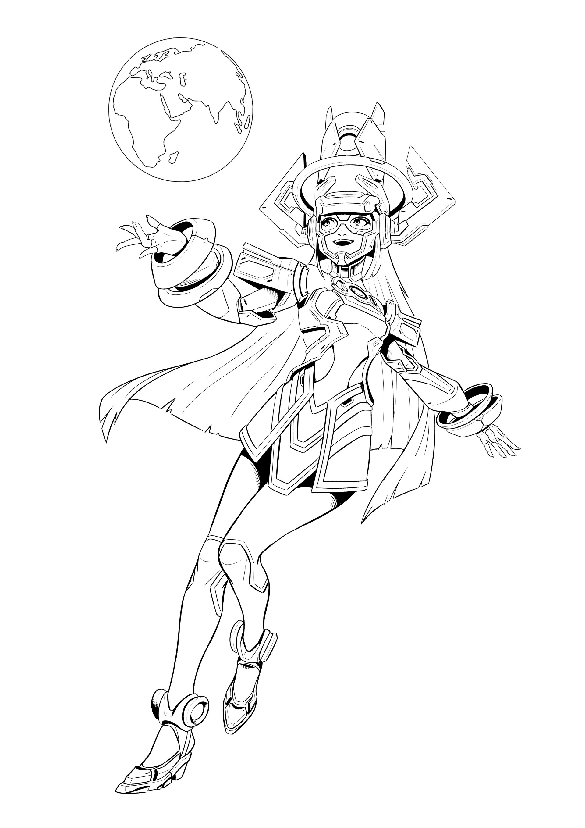 coloring pages marvel rivals