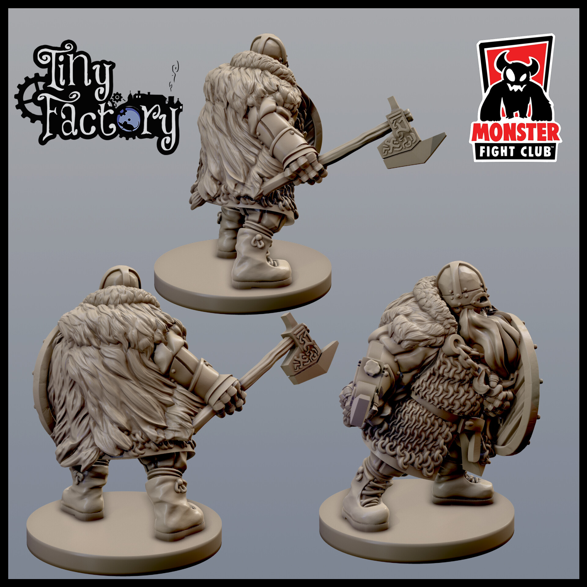 Ana Roman 3D - Dwarf. MonsterFightClub - The Witcher