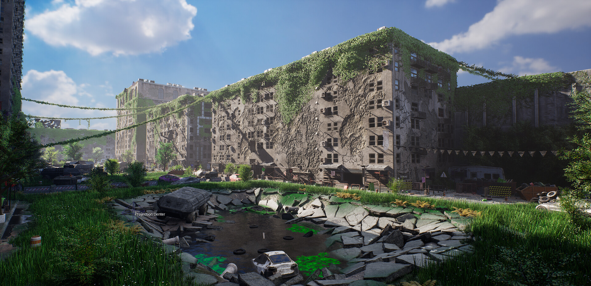 ArtStation - Post Apocalyptic Street (Saint Malos Street) Version 2