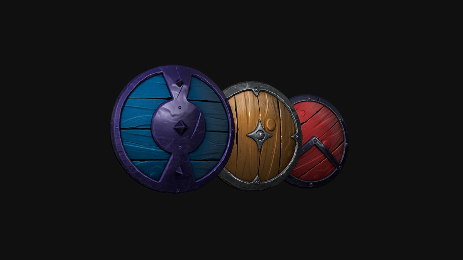ArtStation - Stylized Shields