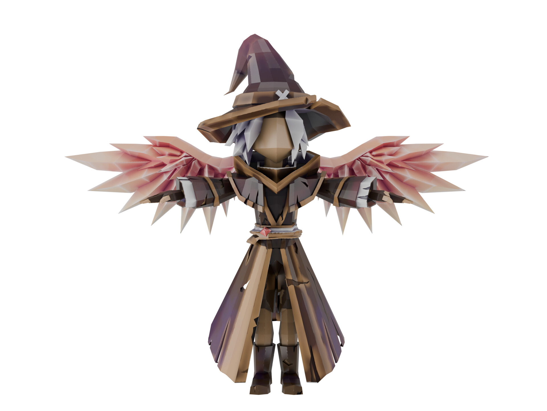 ArtStation - Low Poly Fantastic Character