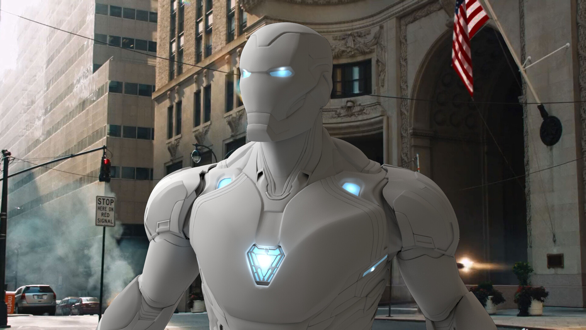 iron man mark 85 render