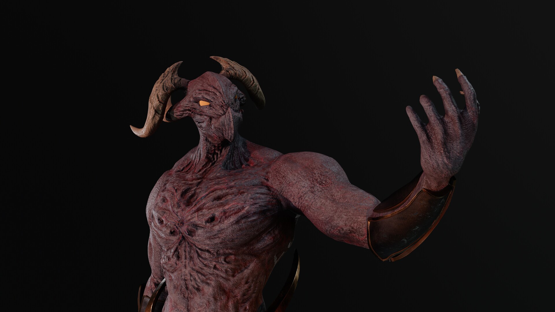 ArtStation - Typhon Demon Knight