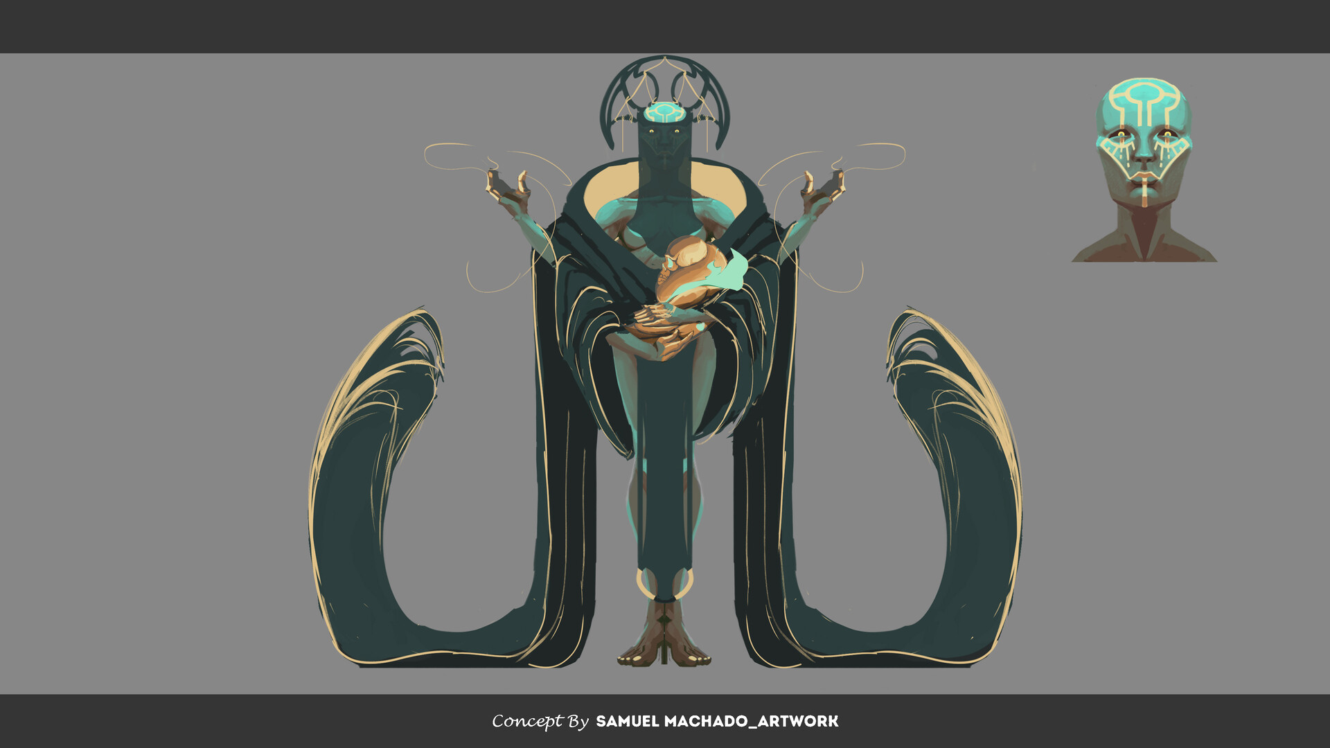 ArtStation - Project: Sister of Destiny- Weaver mother-Goddess of Death