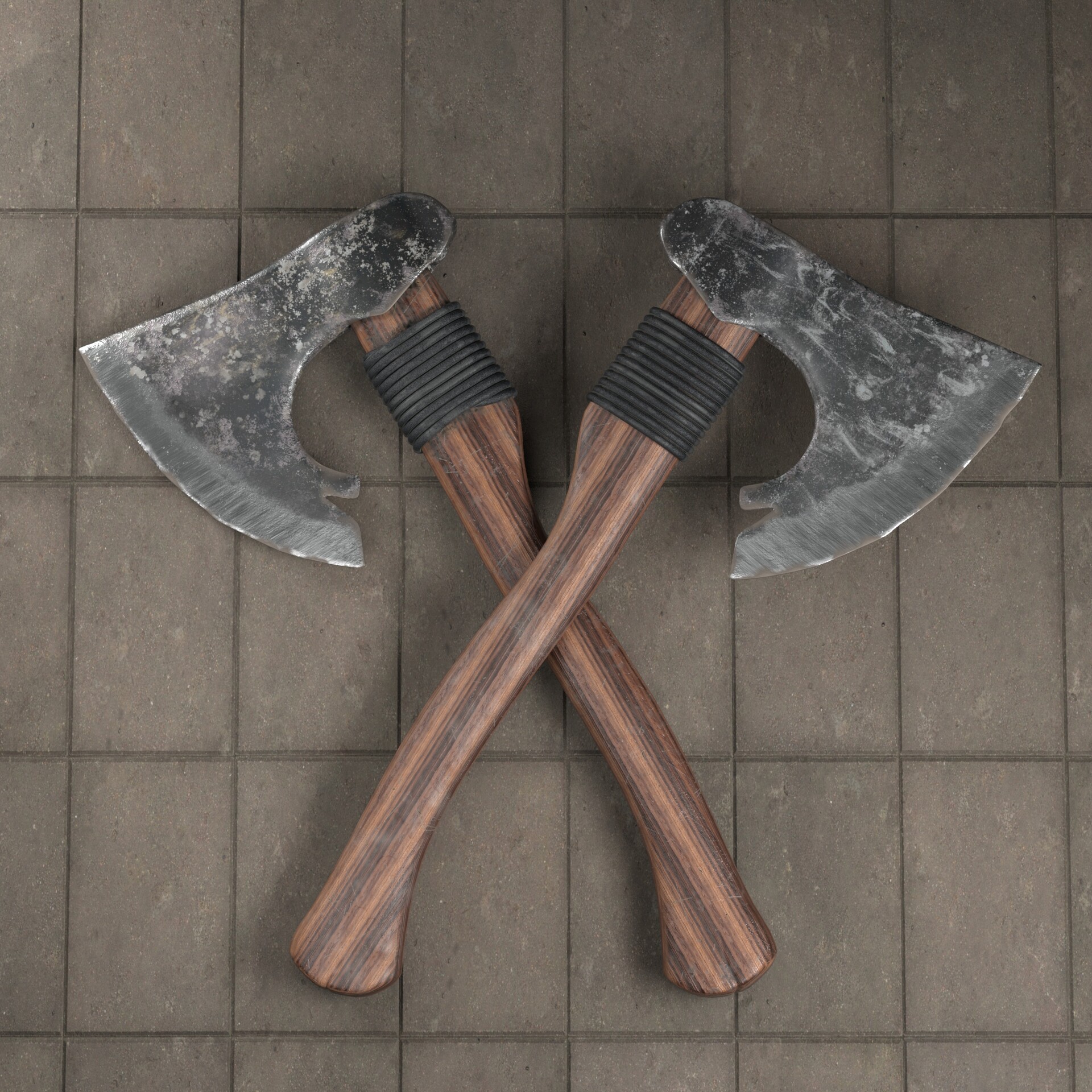 ArtStation - an old axe project file
