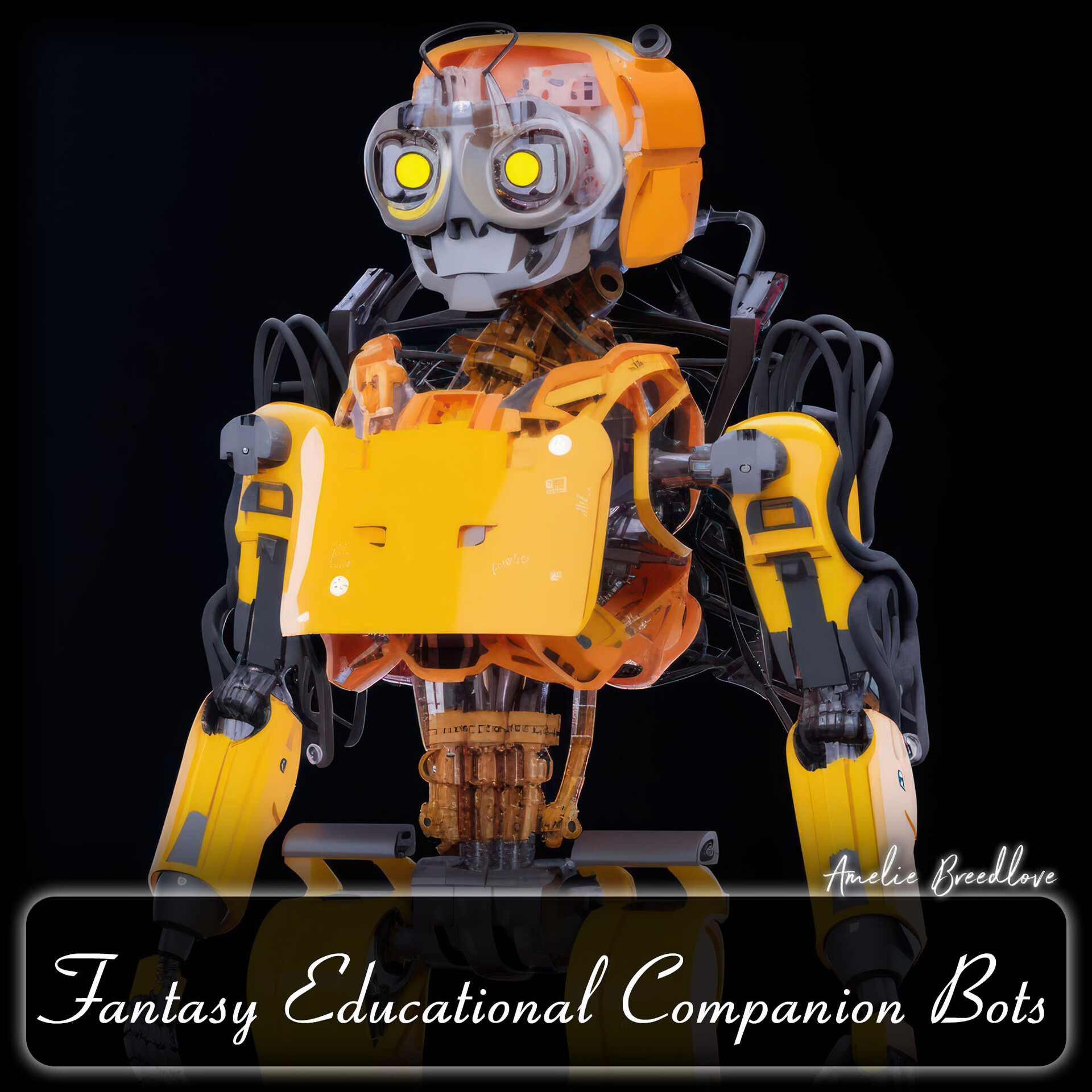ArtStation - 200 Fantasy Educational Companion Bots Reference Pack | 4K | v.51