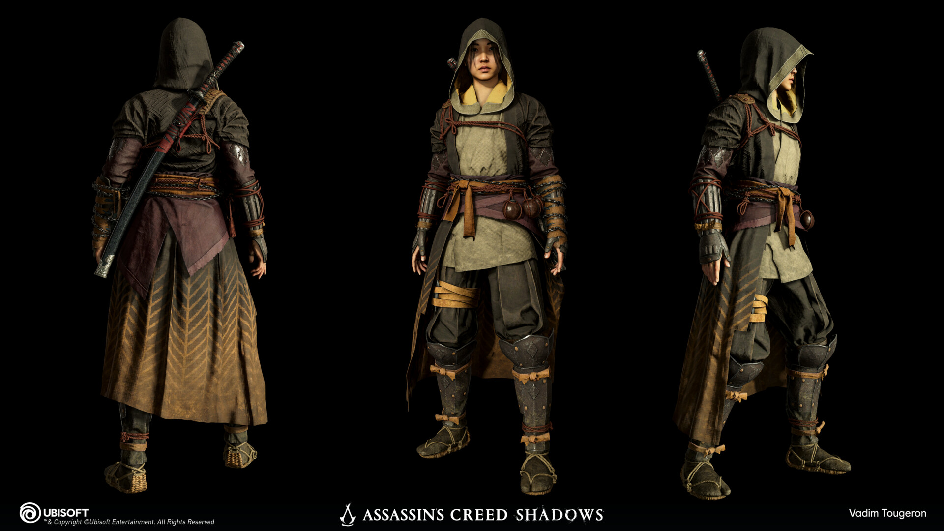Vadim Tougeron - Snake Outfits Variants - Assassin's Creed : Shadows