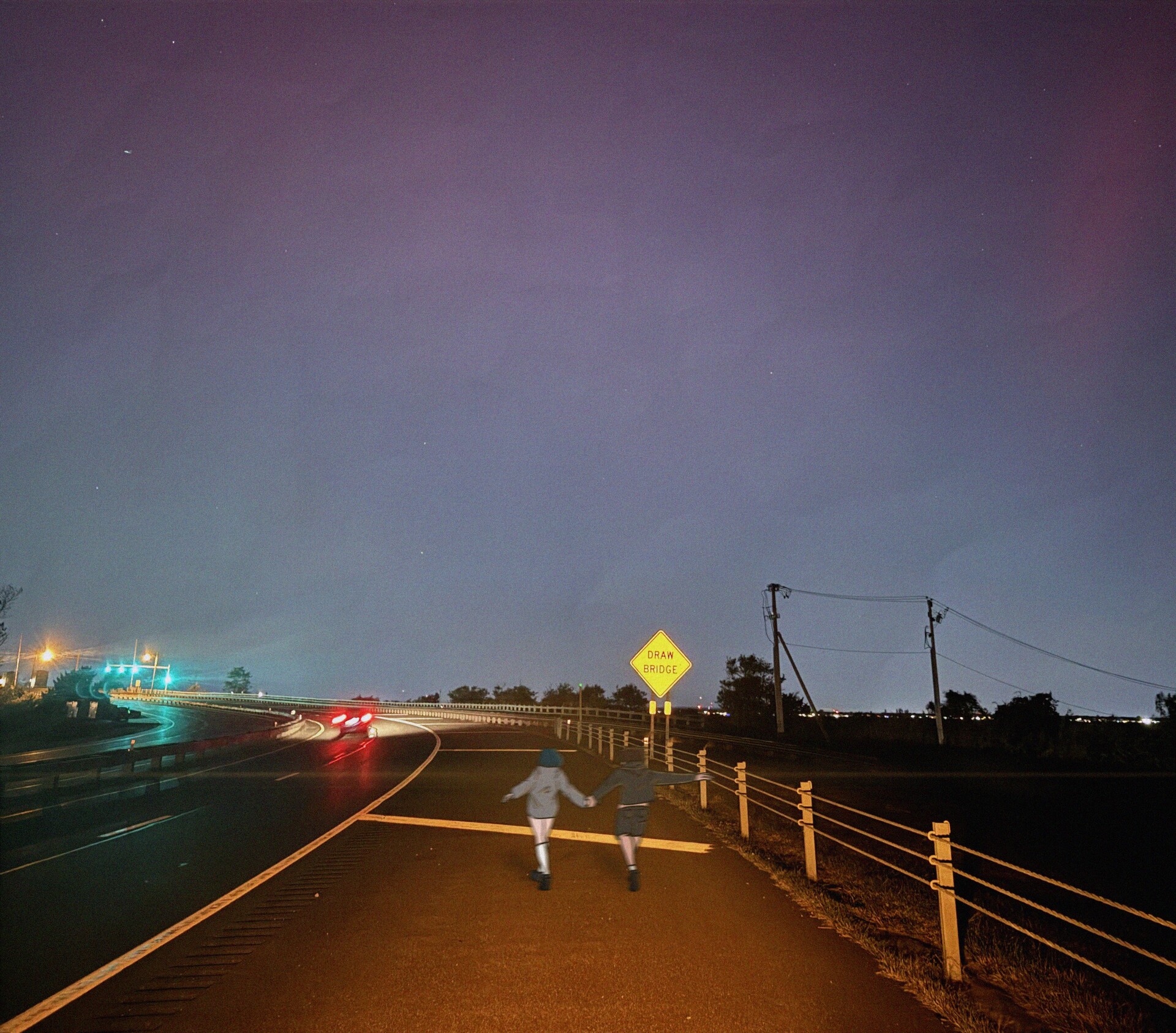 ArtStation - Running_Under_Northern_Lights_