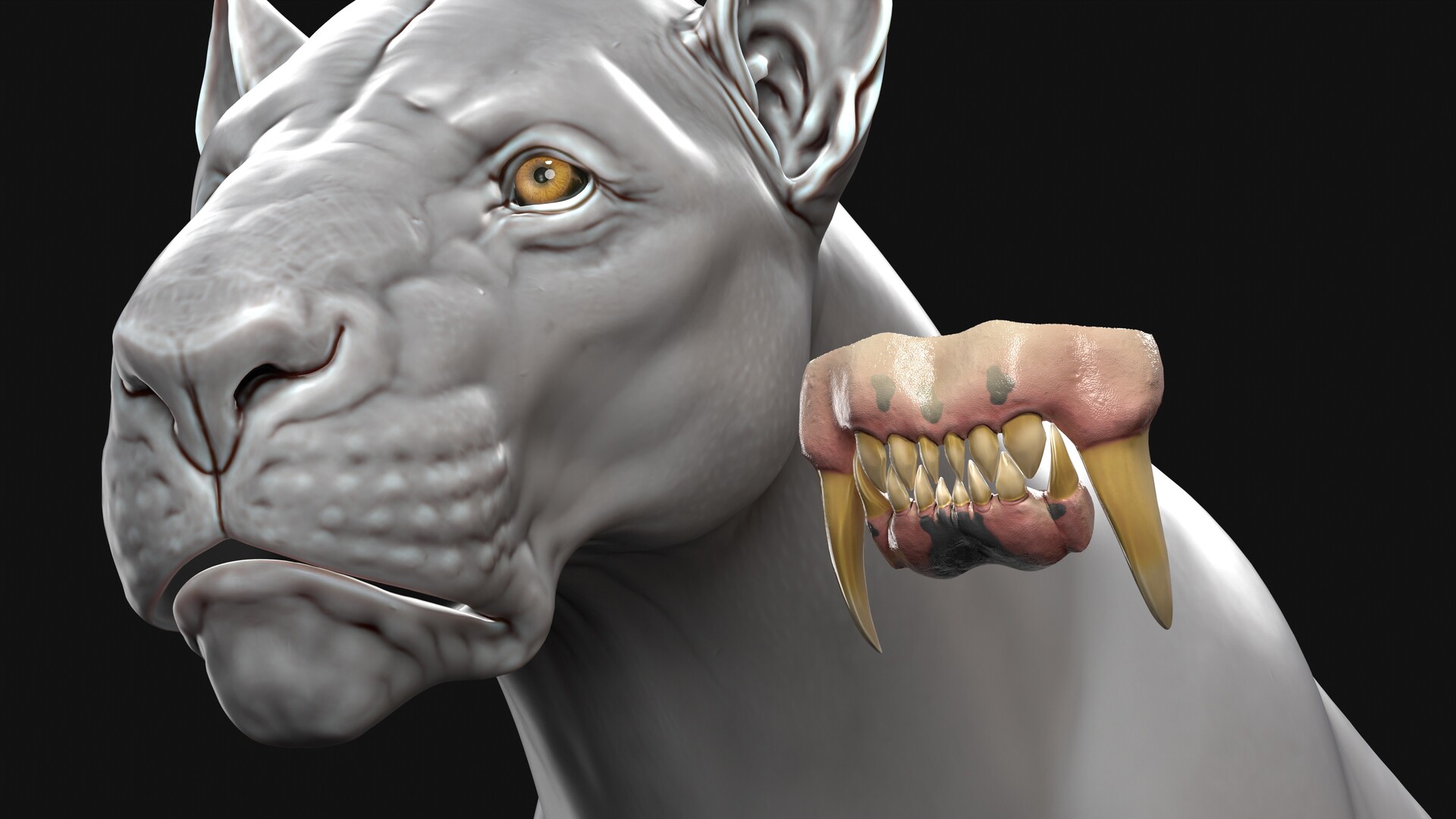 Omar-Kamel - Scimitar Cat (Homotherium)