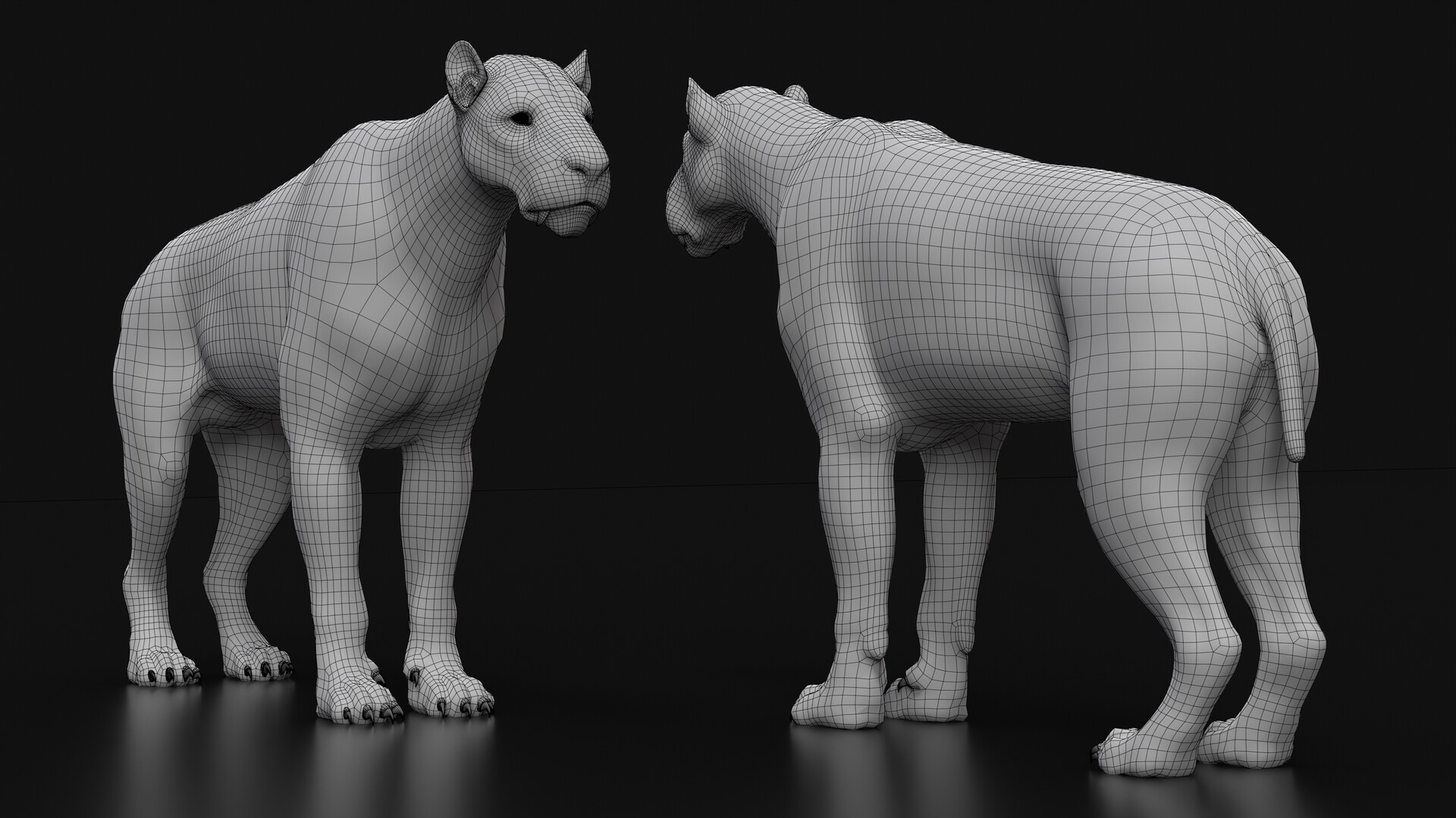 Omar-Kamel - Scimitar Cat (Homotherium)