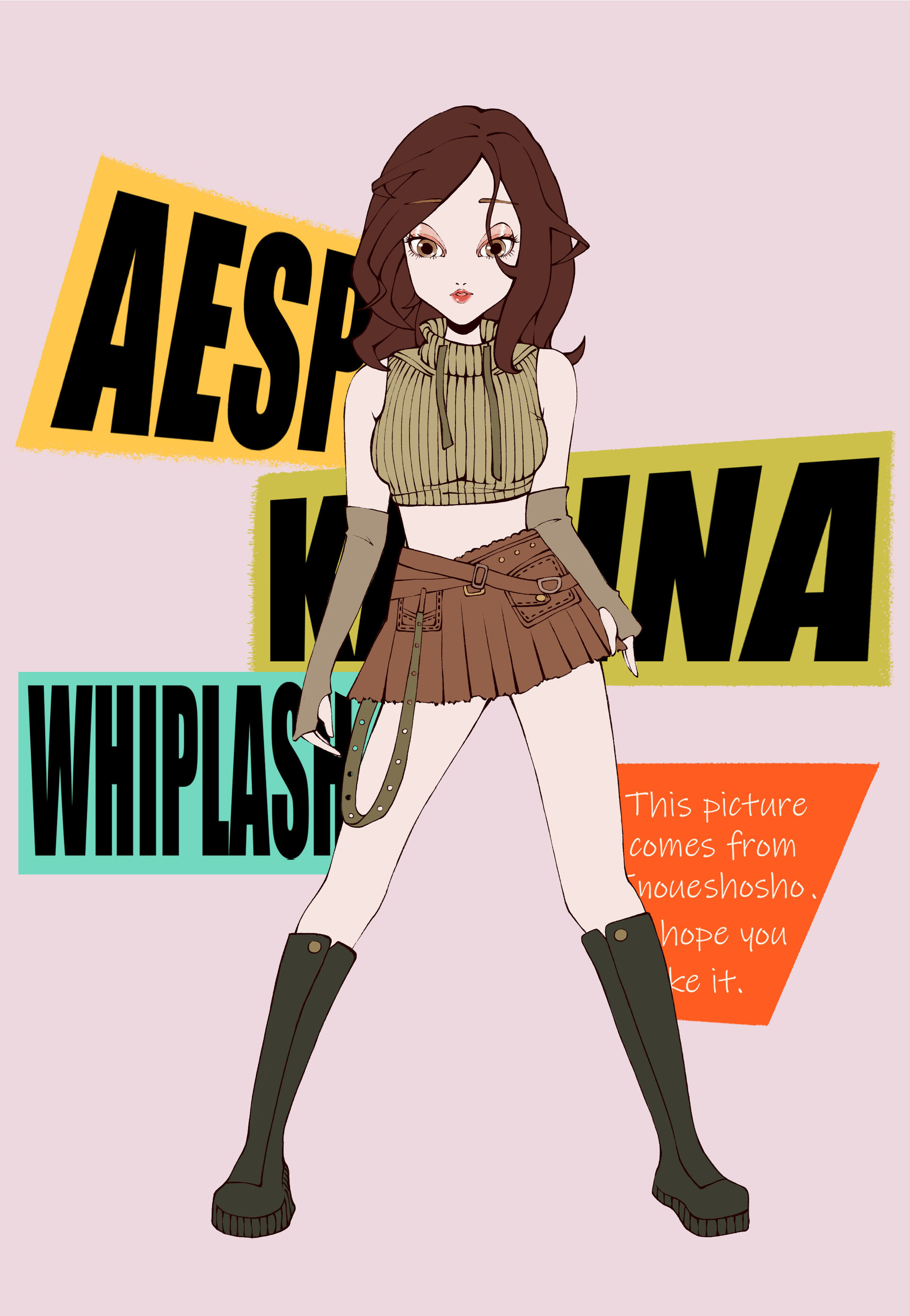 ArtStation - Karina Whiplash comeback stage outfit