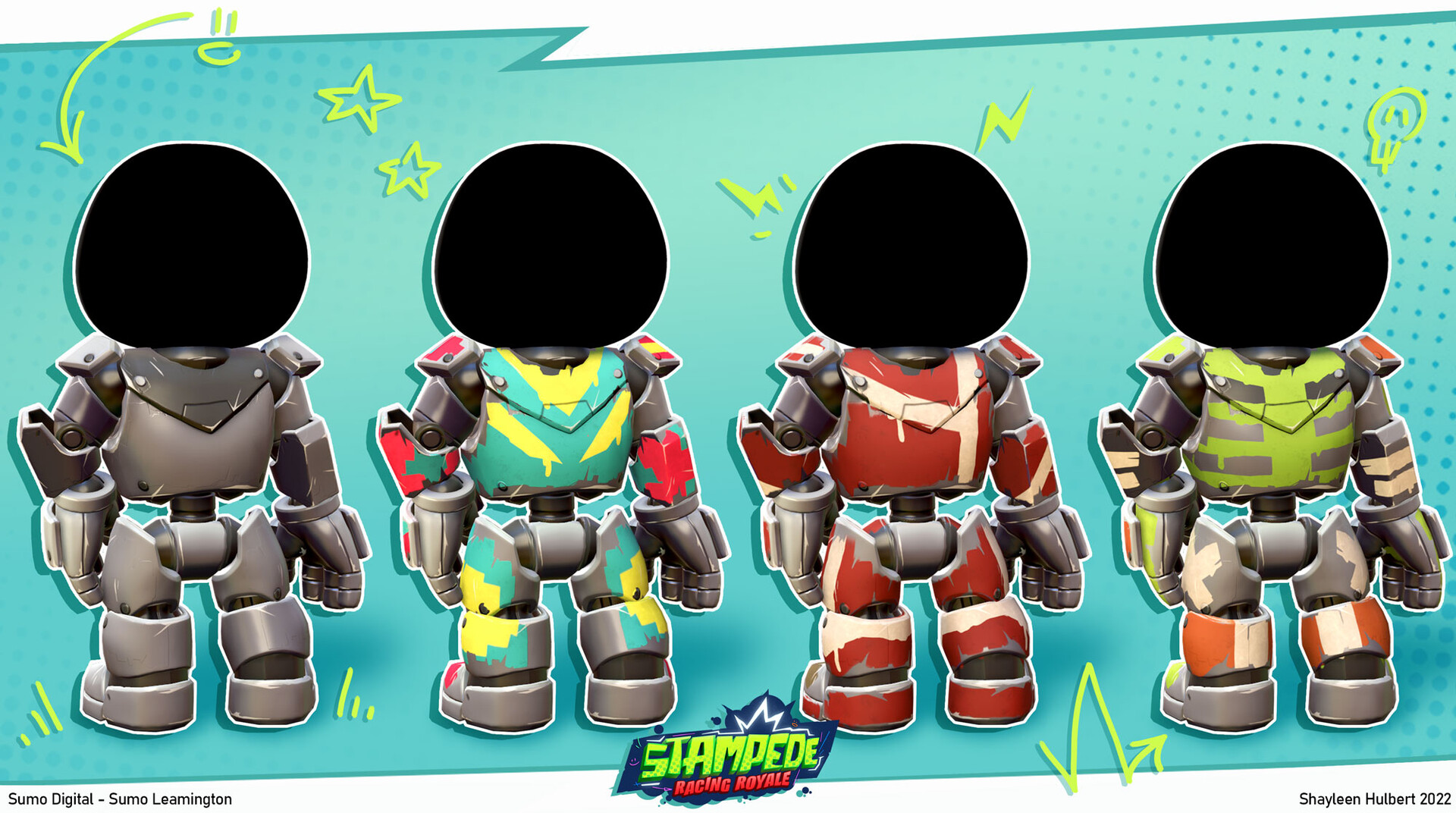 ShayleenHulbertArt - Robotic Body - Stampede: Racing Royale by Sumo Digital