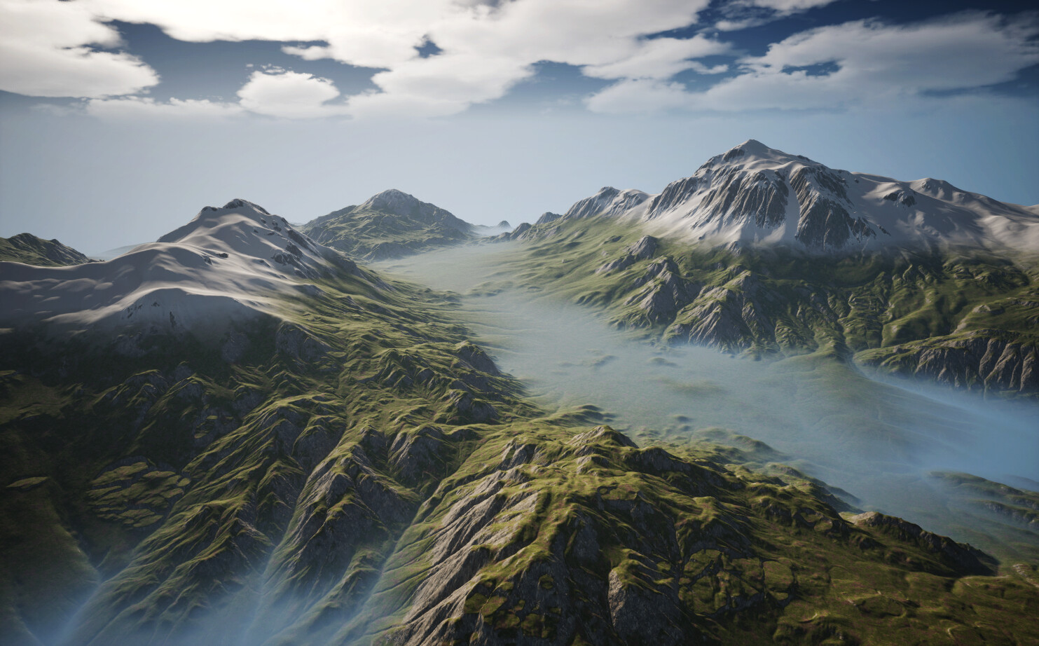 ArtStation - WIP Landscape Master Material UE5