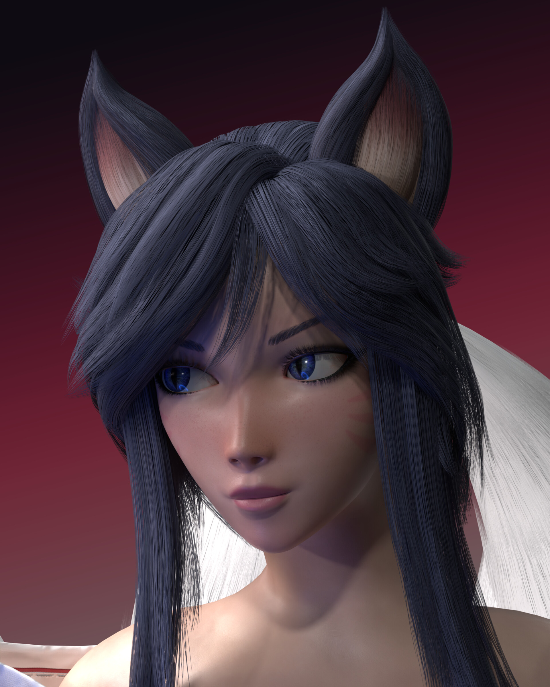 ArtStation - Character Practice - League of Legends Ahri
