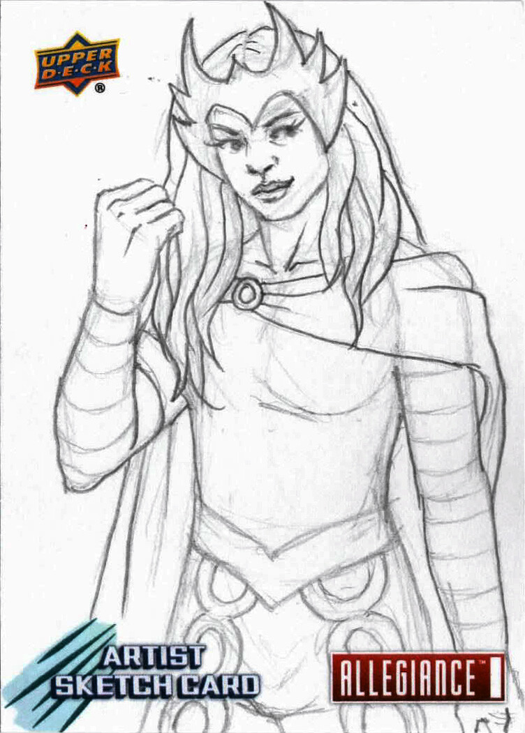 enchantress marvel coloring pages