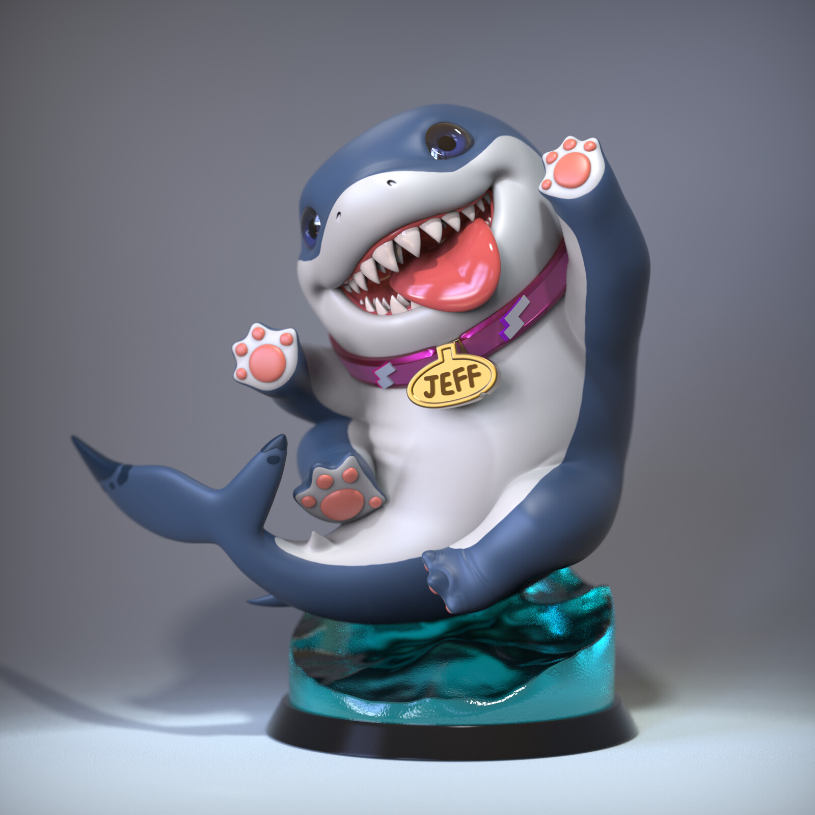 ArtStation - Jeff the Land Shark