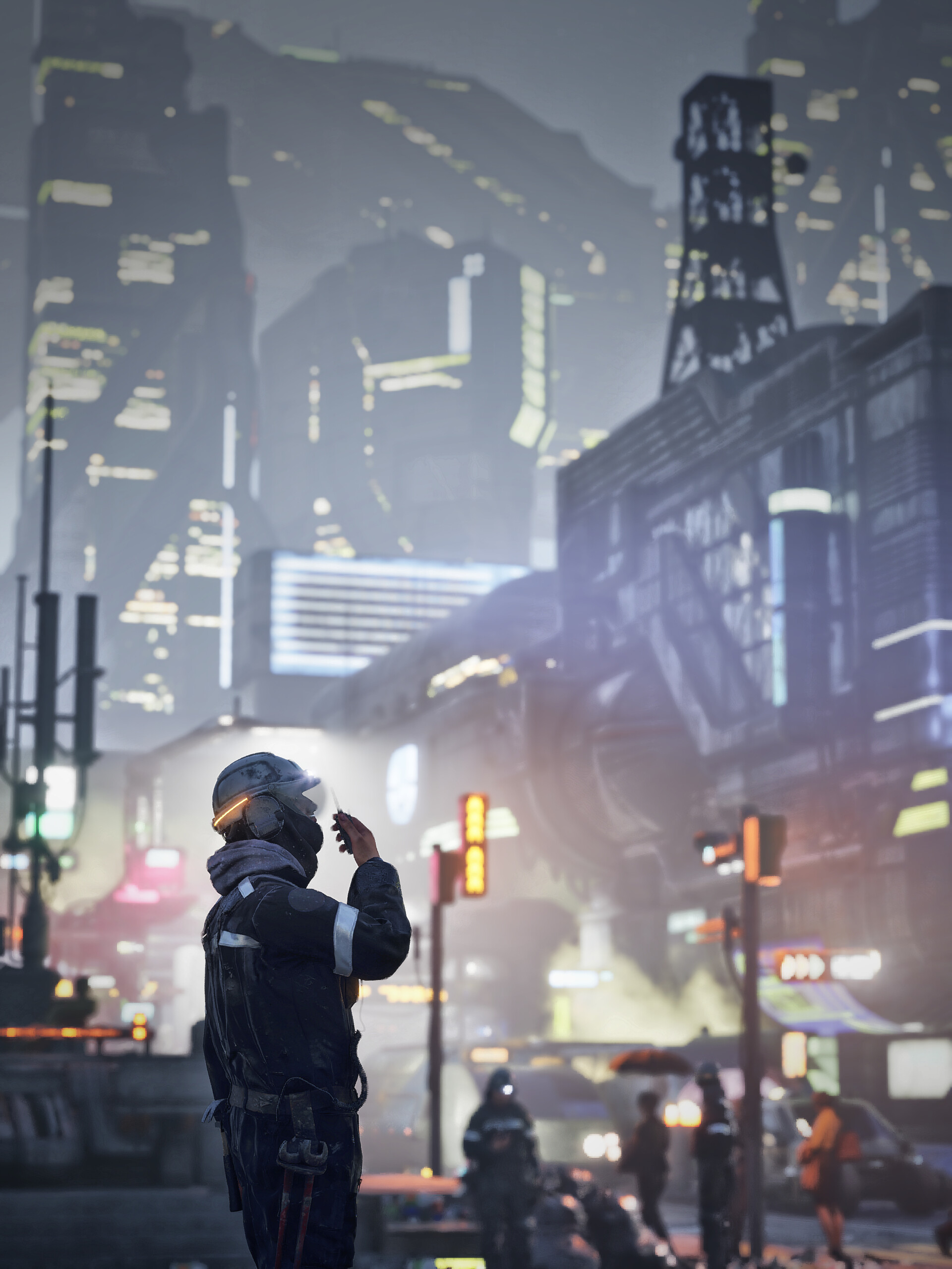 ArtStation - Cyber Worker