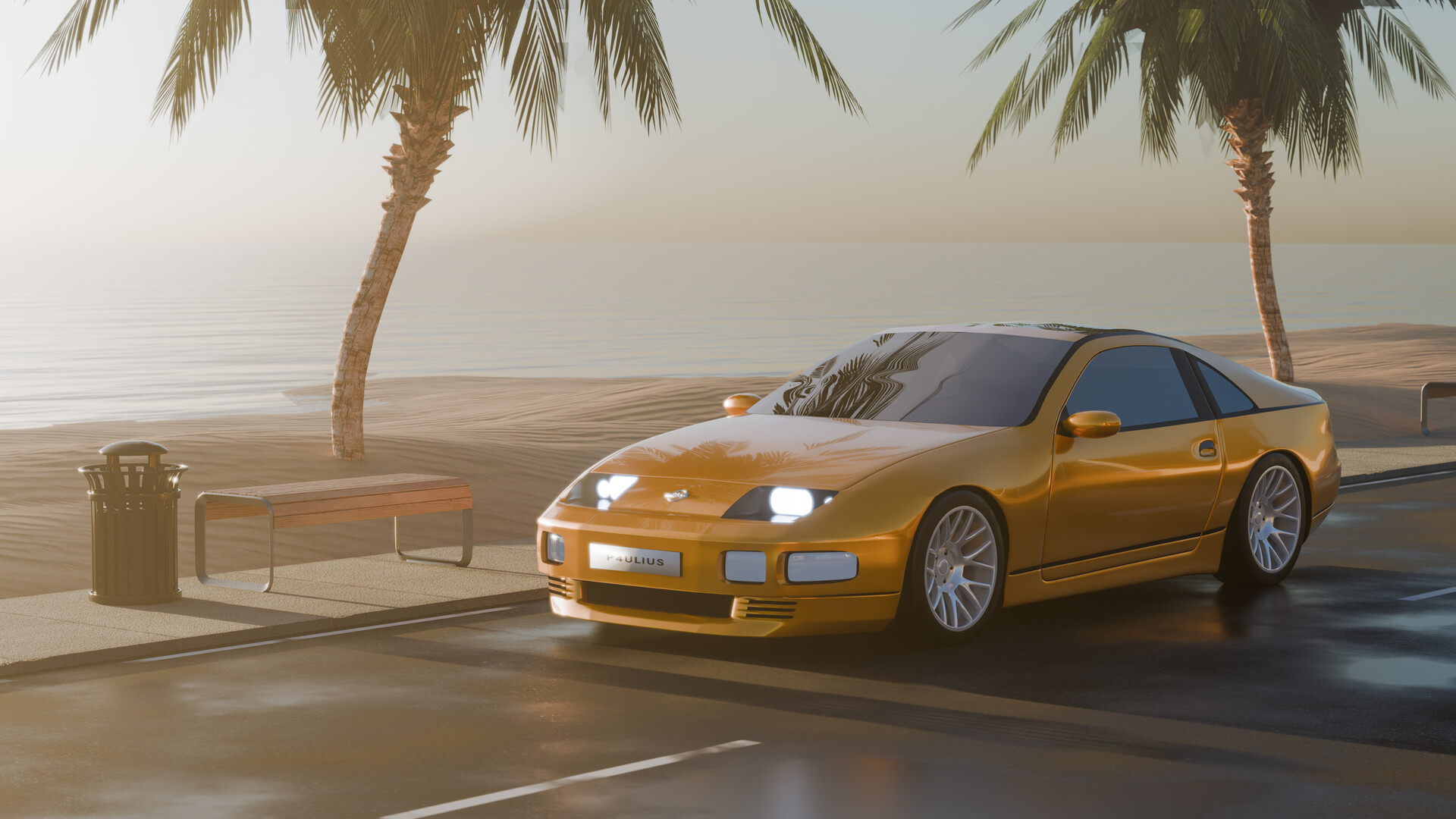 ArtStation - Nissan 300ZX