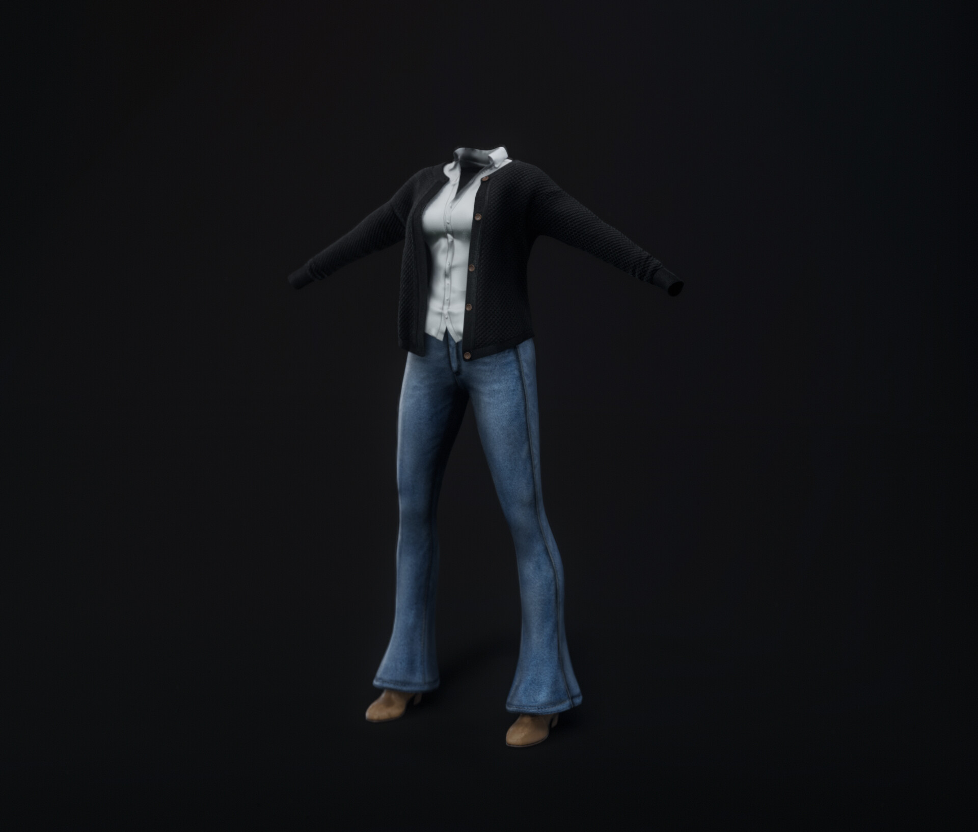 ArtStation - Game Character Clothing for UE5 Project