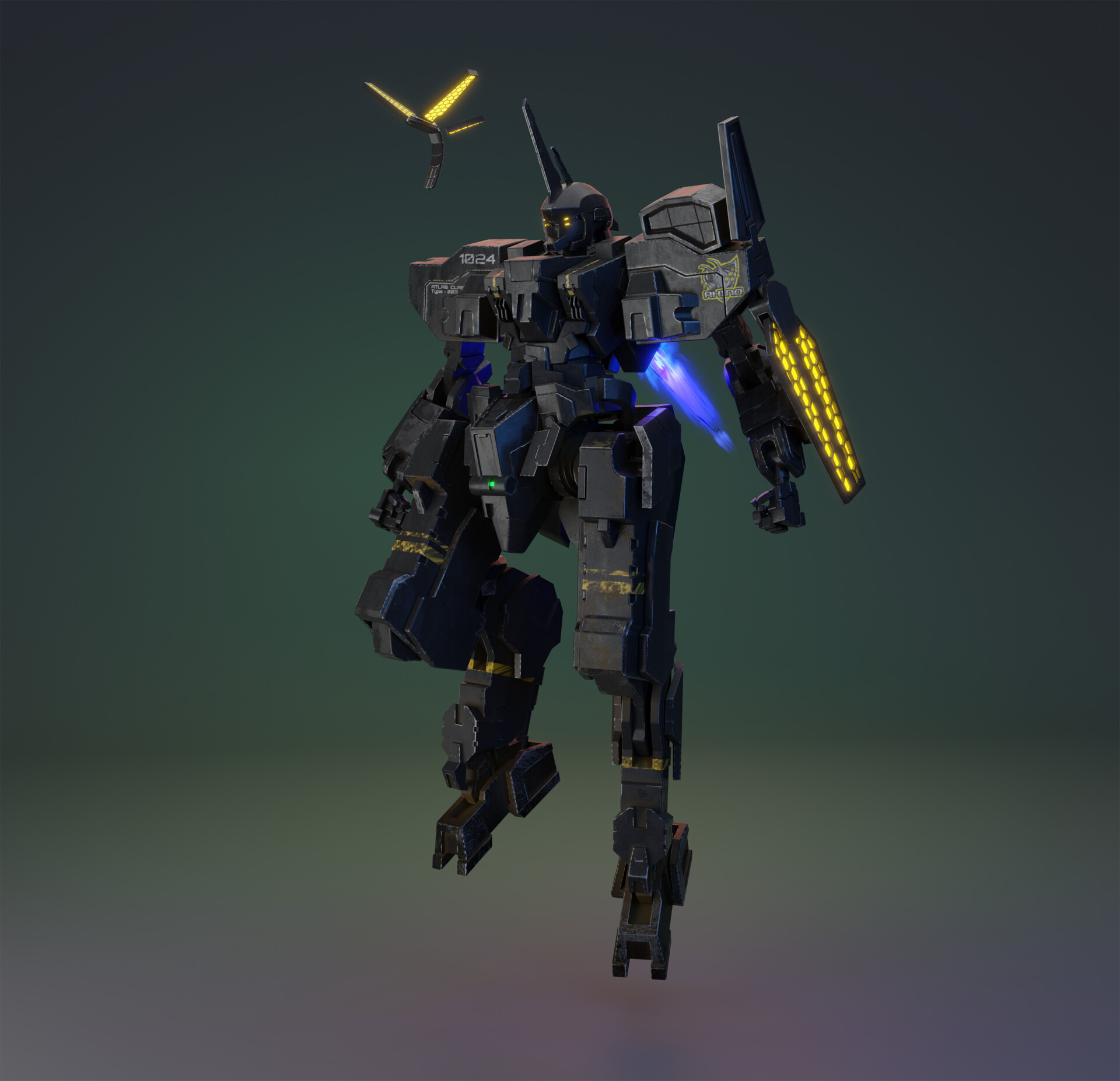 ArtStation - Shield Class Mech