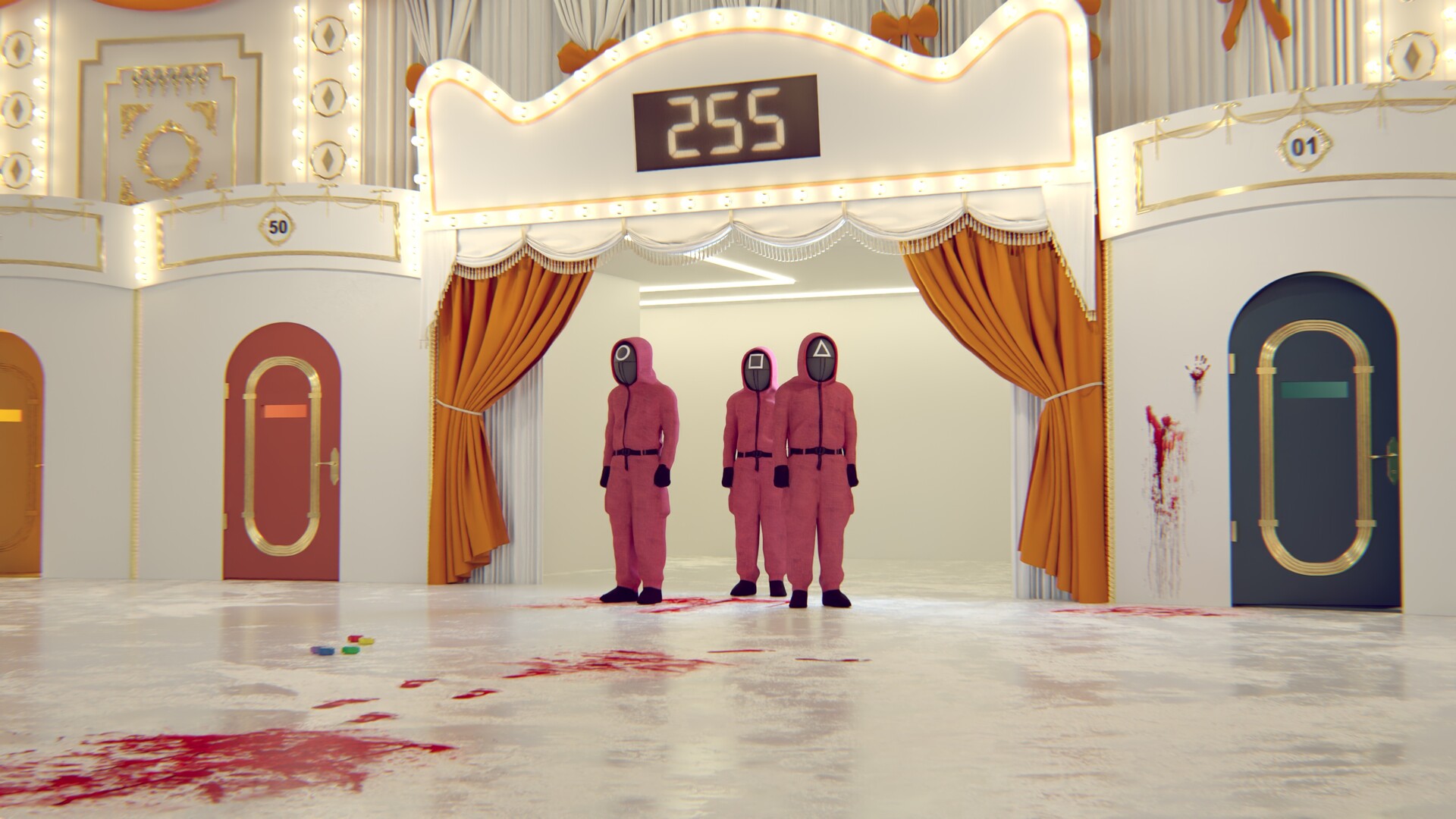 ArtStation - Squid Game Mingle Carousel Map