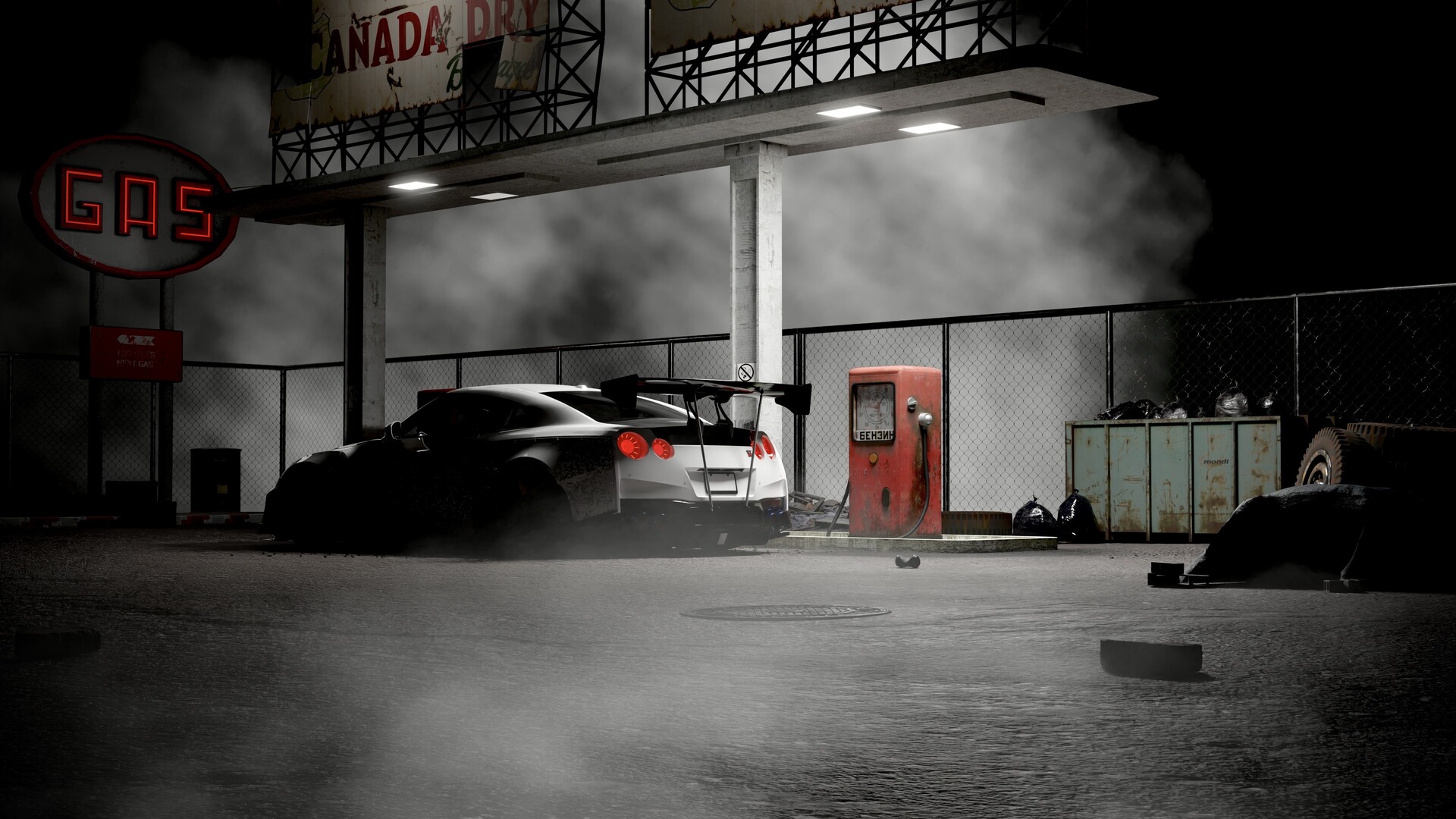 ArtStation - Midnight Refuel⛽️