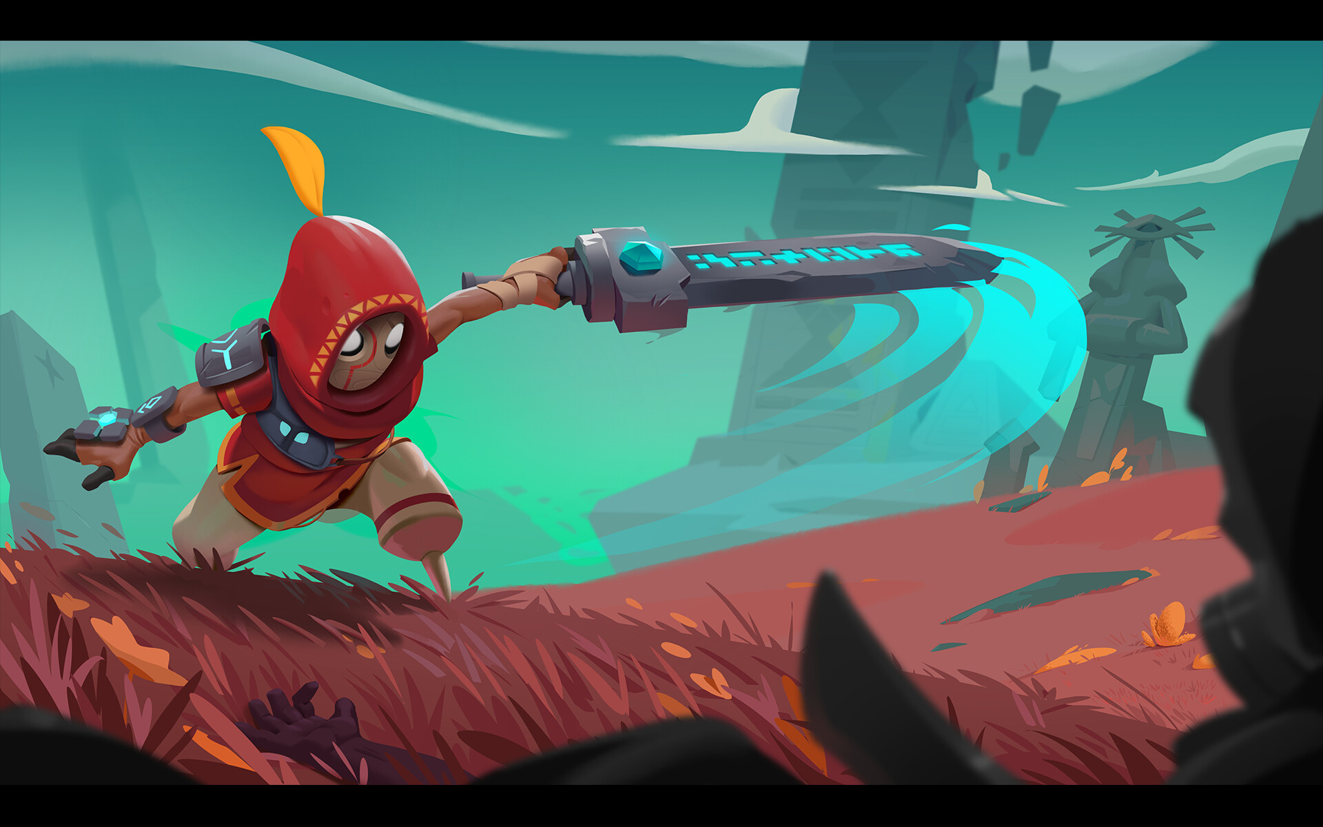 ArtStation - Key art for the game Astor: Blade of the Monolith