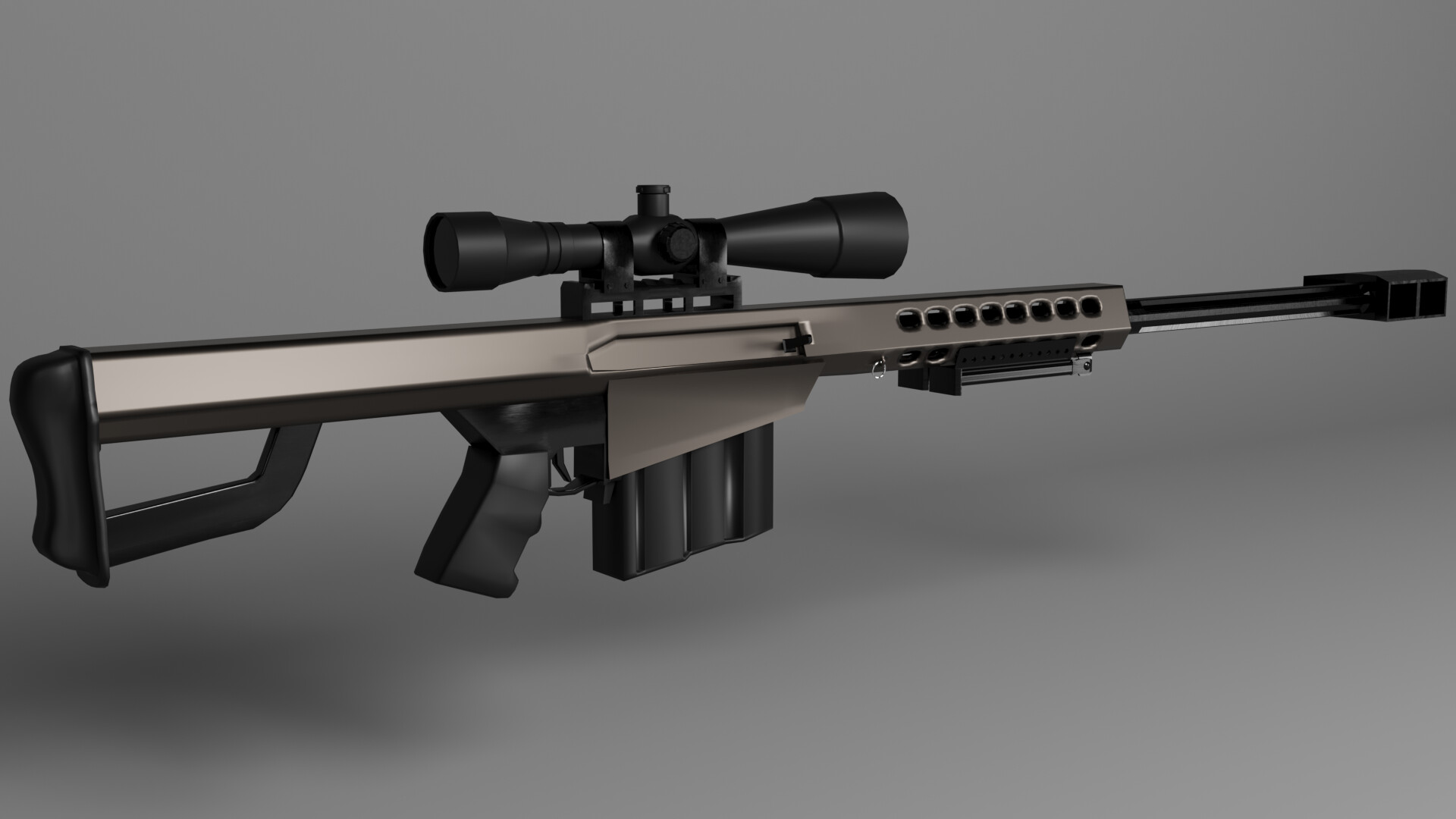 Artstation M82 Sniper Rifle