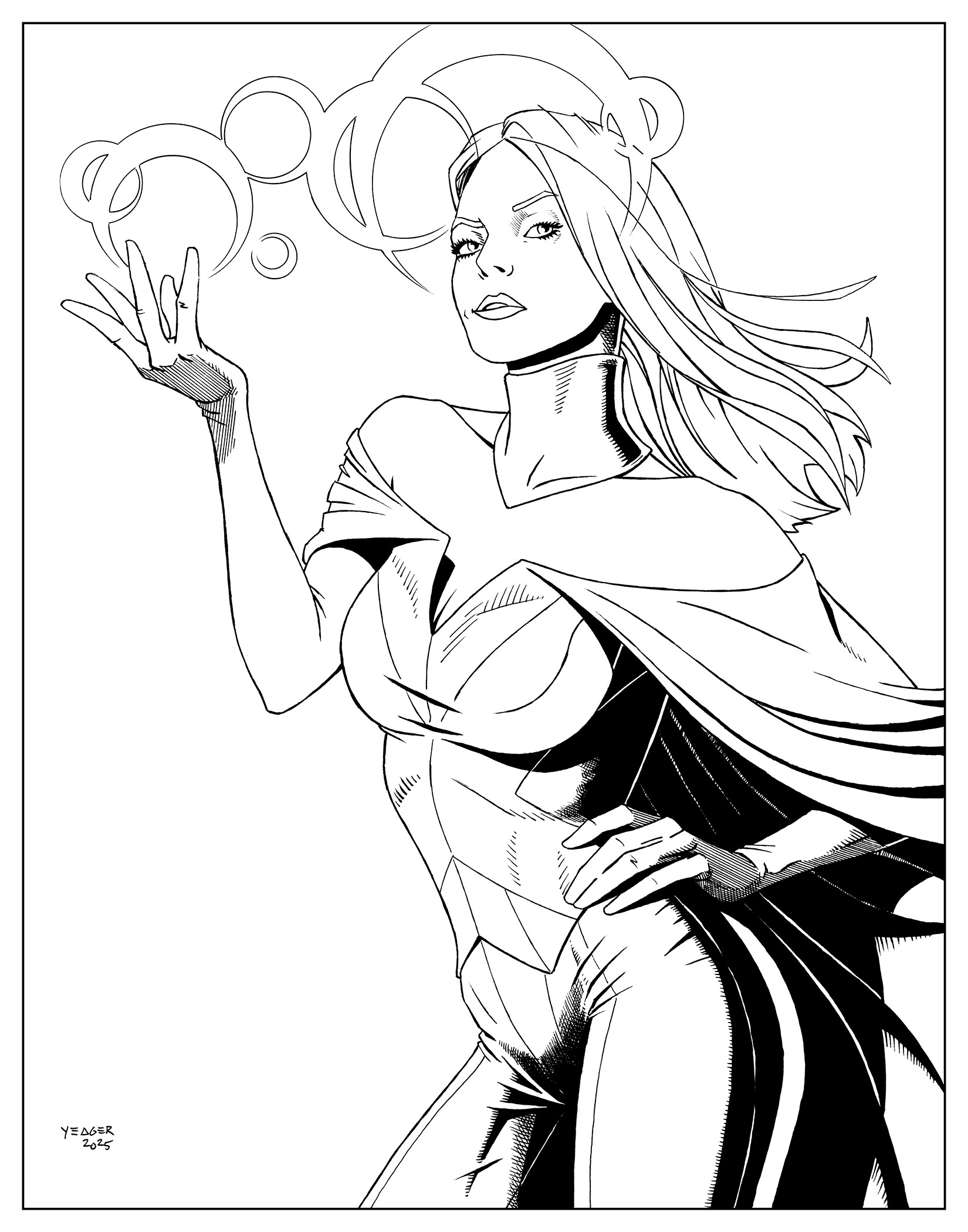 marvel emma frost coloring pages to print