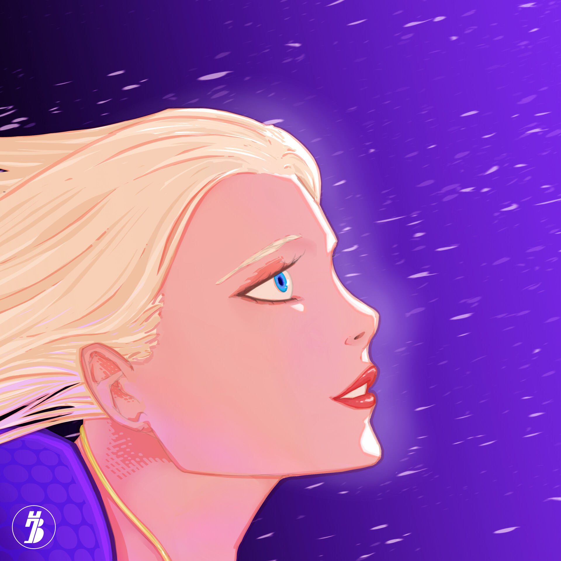 Artstation Violet Stream