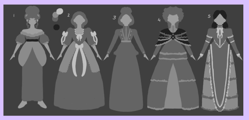 ArtStation - Female Costume designs