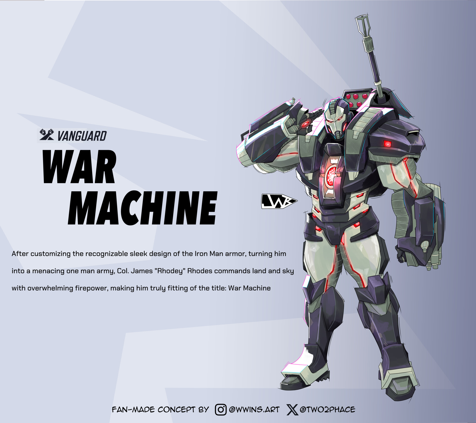 ArtStation - Marvel Rivals War Machine Concept