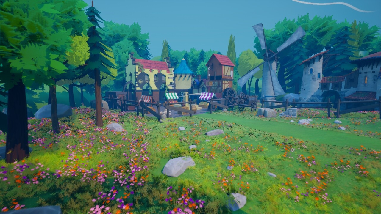 ArtStation - MARKET PLACE SCENE