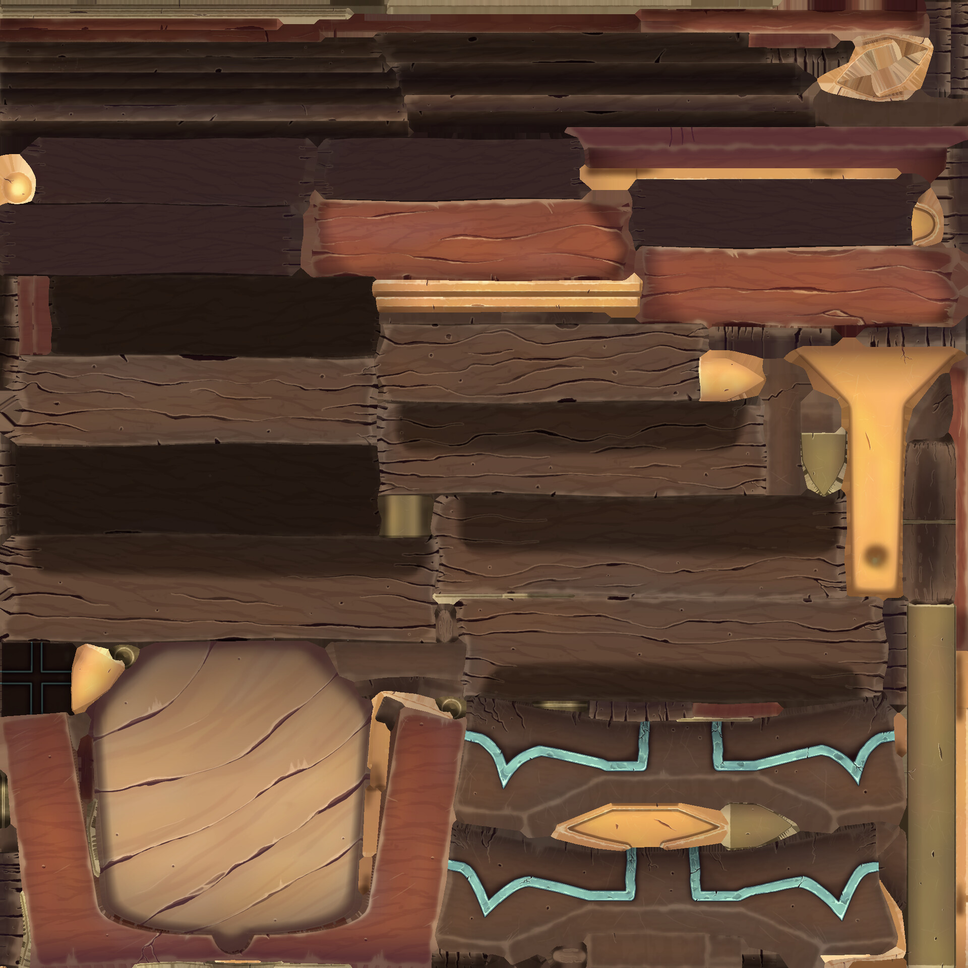 Darren Bucey - Stylized Hand Painting Exercise