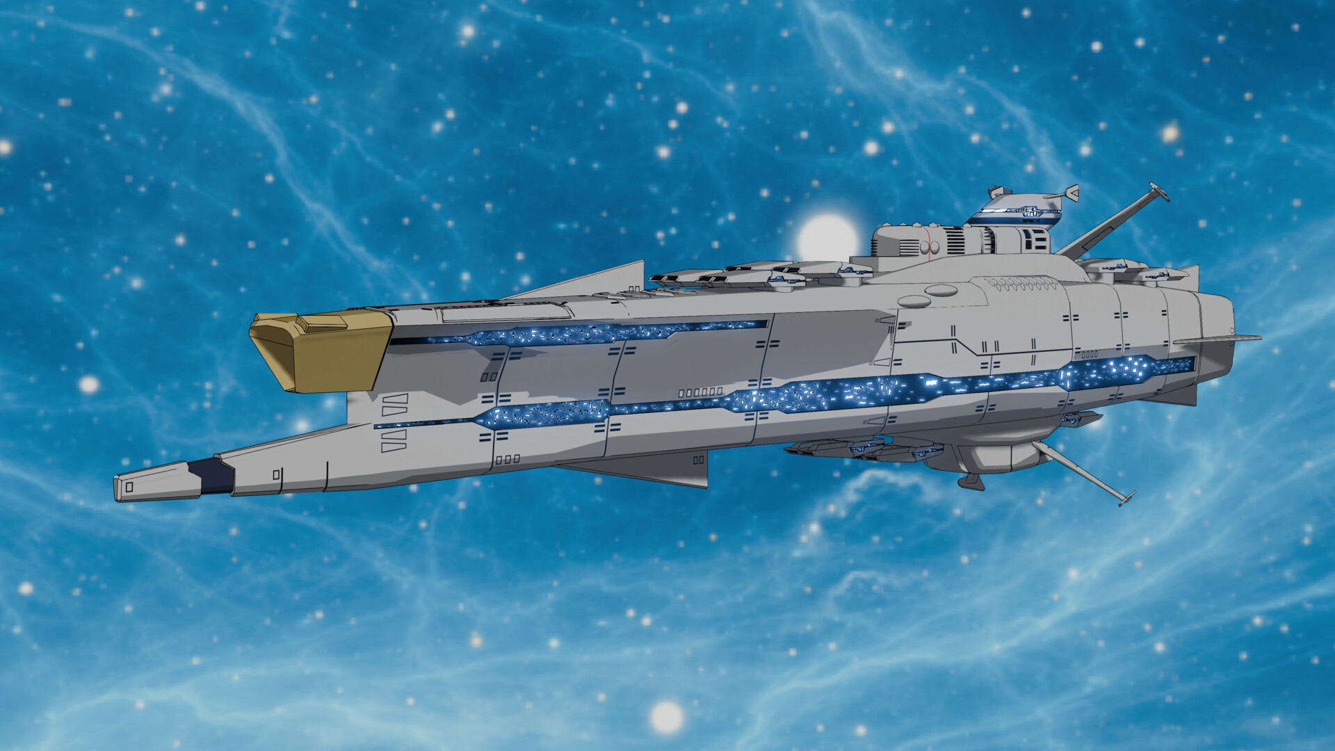 ArtStation - All Purpose Battleship Excelion