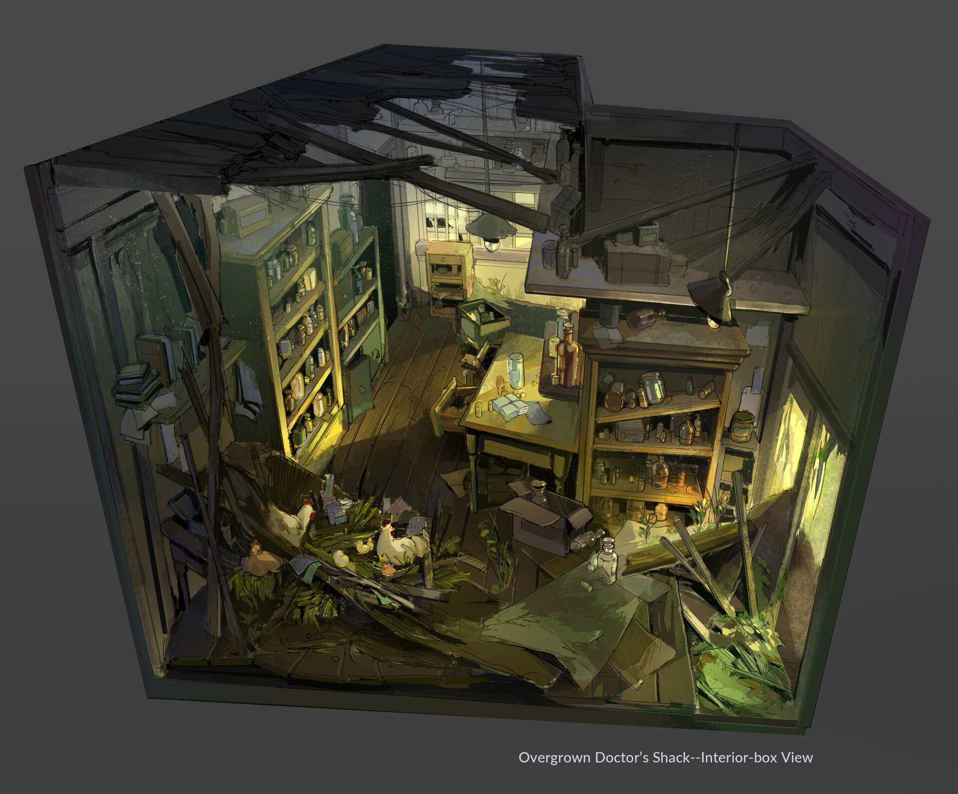 ArtStation - Abandoned Doctor's Shack