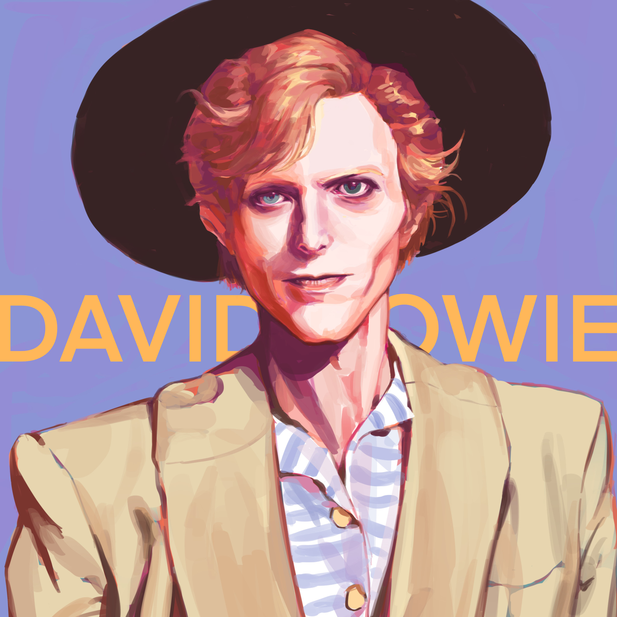 FlorenceWu - PortraitPainting_DavidBowie
