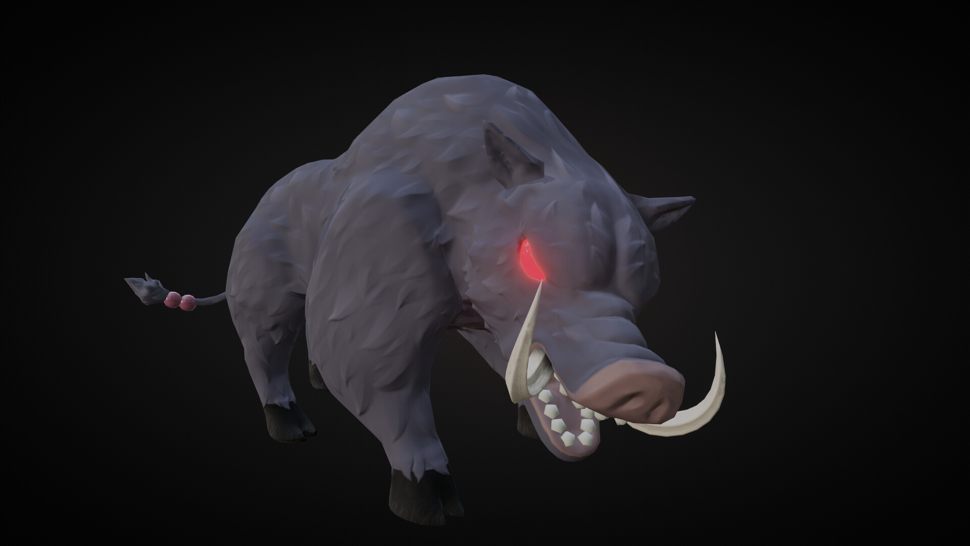 ArtStation - Boar - Rigged Creature Commision