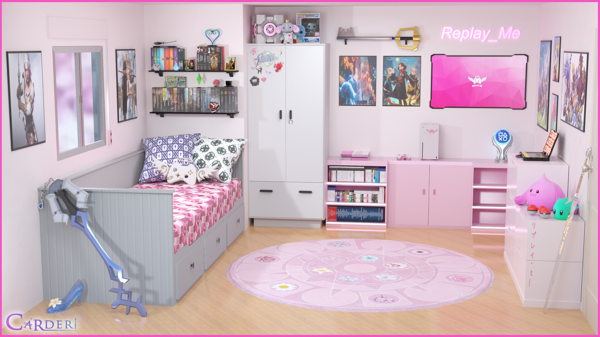 ArtStation - Replay-Me virtual Bedroom