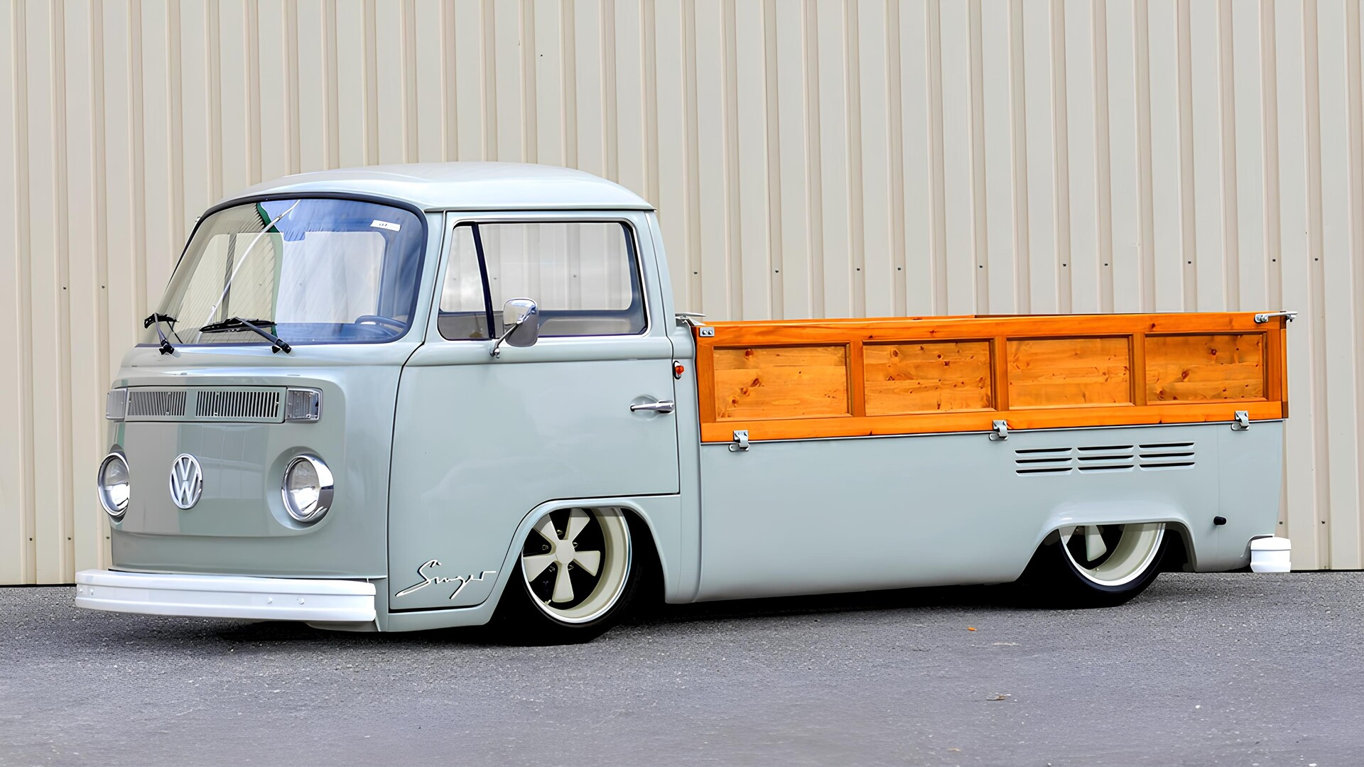ArtStation - VW BAY WINDOWS PICK-UP CONCEPT SINGER