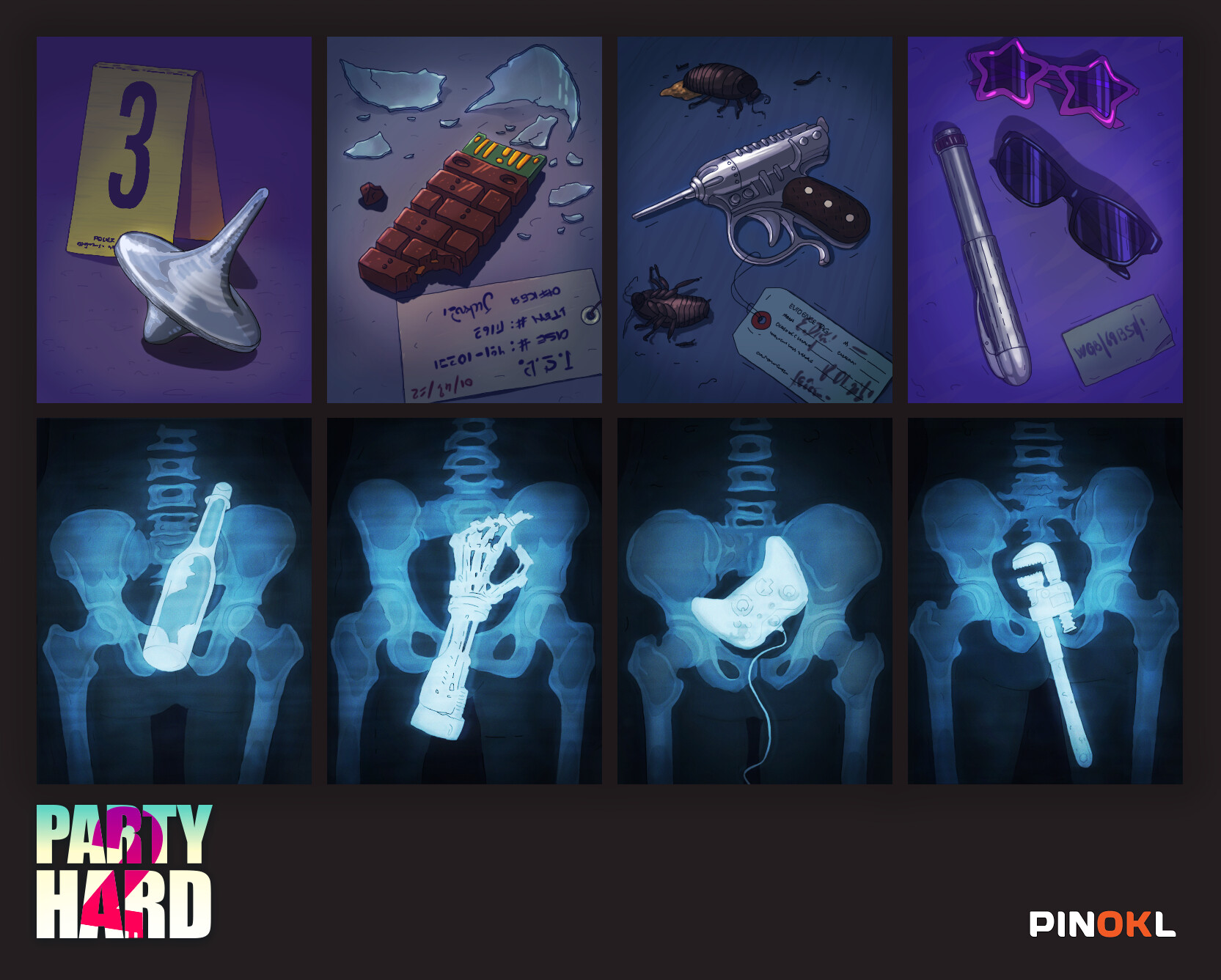 ArtStation - PARTY HARD 2 posters