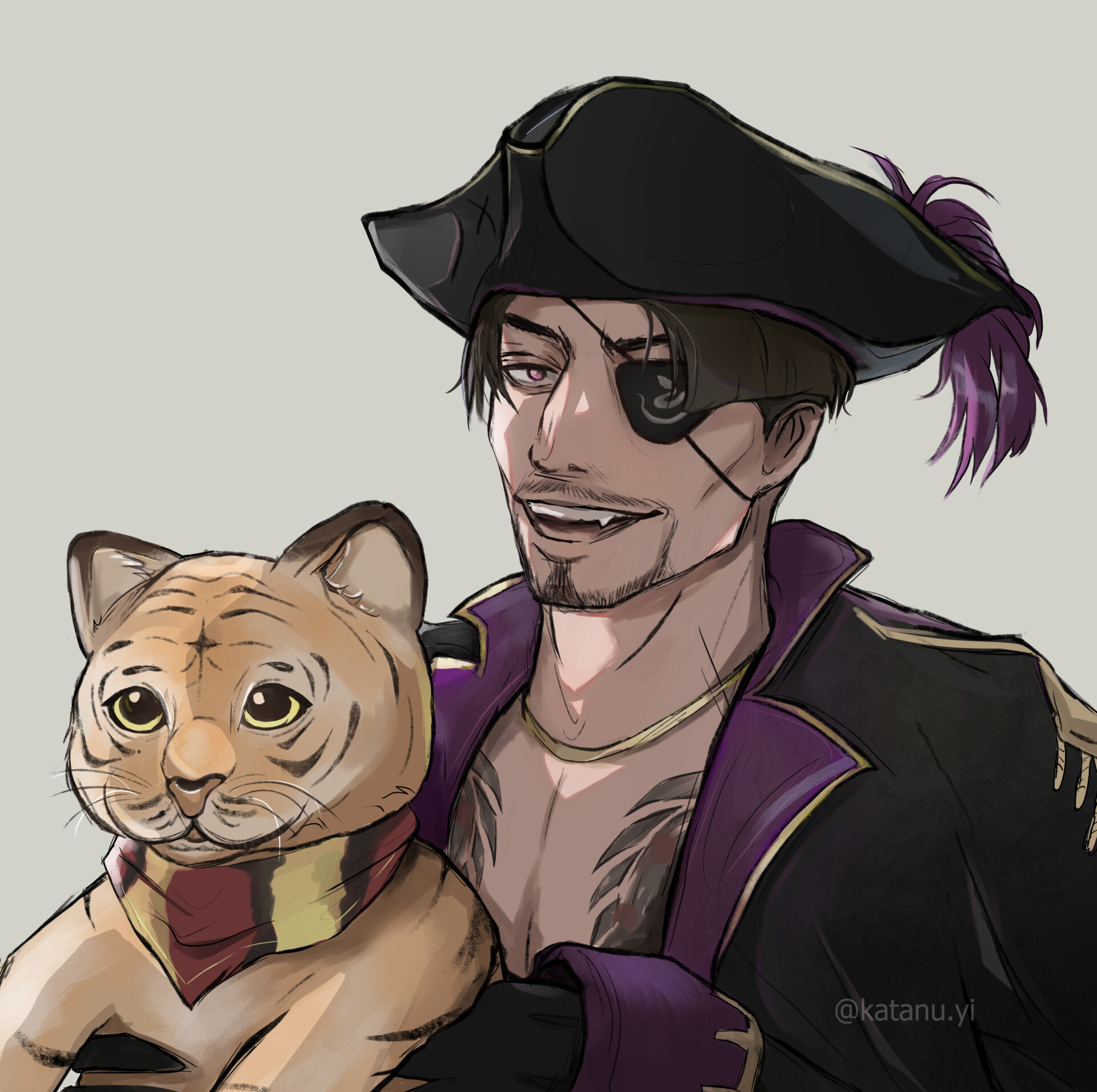 ArtStation - Goro Majima / LAD pirate yakuza in hawaii