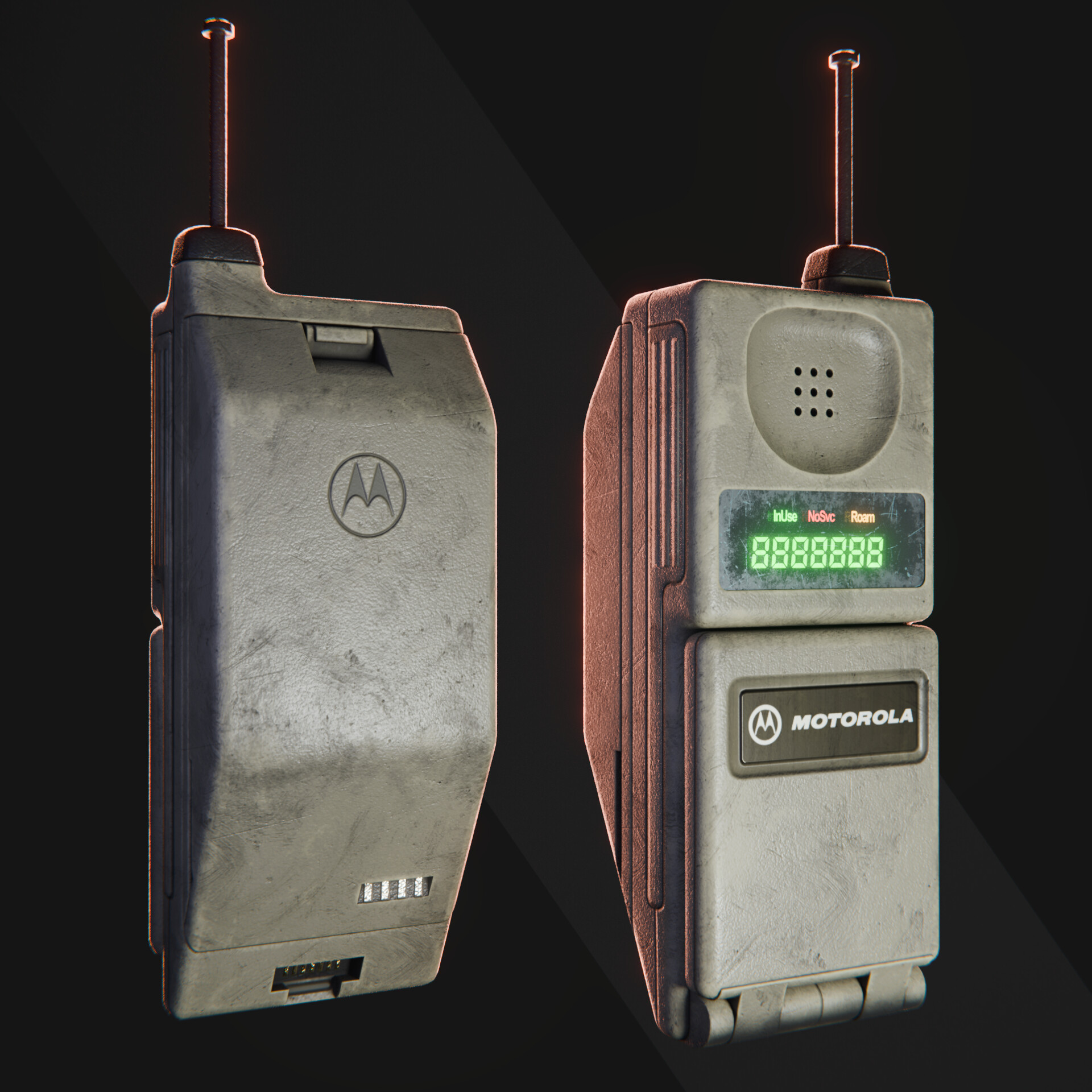 ArtStation - Motorola Microtac Brick Phone