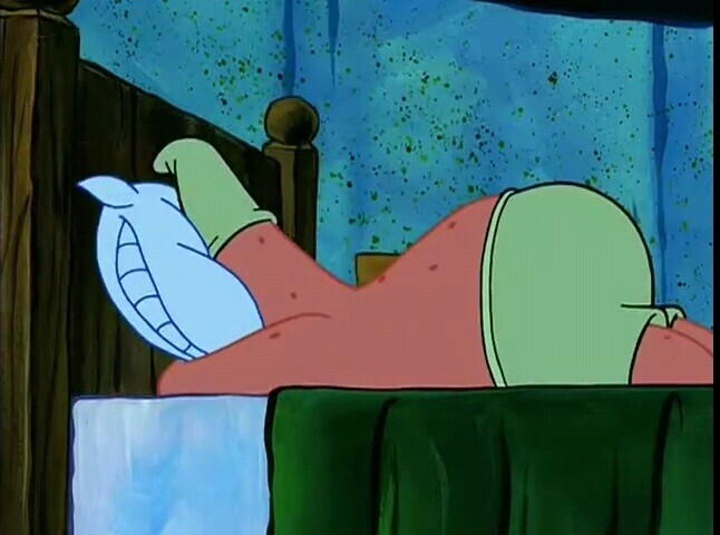 Patrick From Spongebob Sleeping