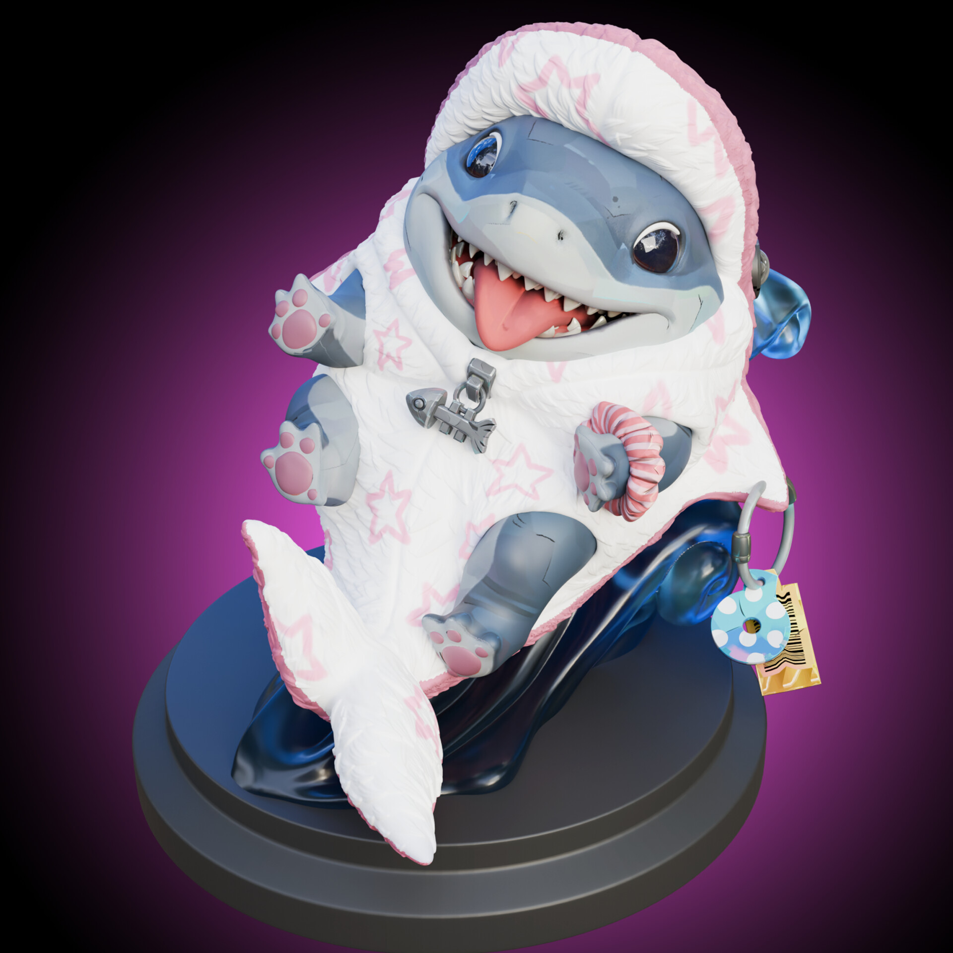 ArtStation - Jeff the Land shark Incognito Dolphin - Marvel Rivals