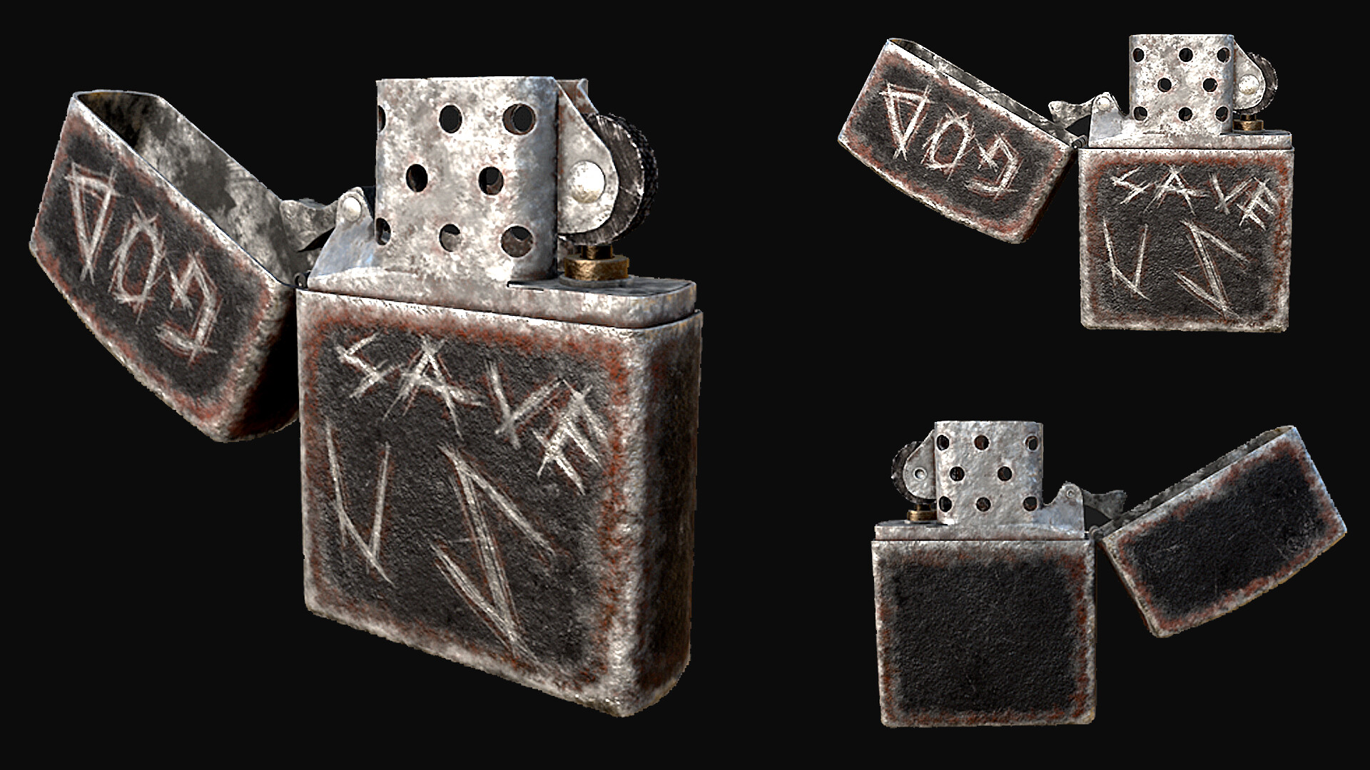 ArtStation - WW2 Zippo Lighter