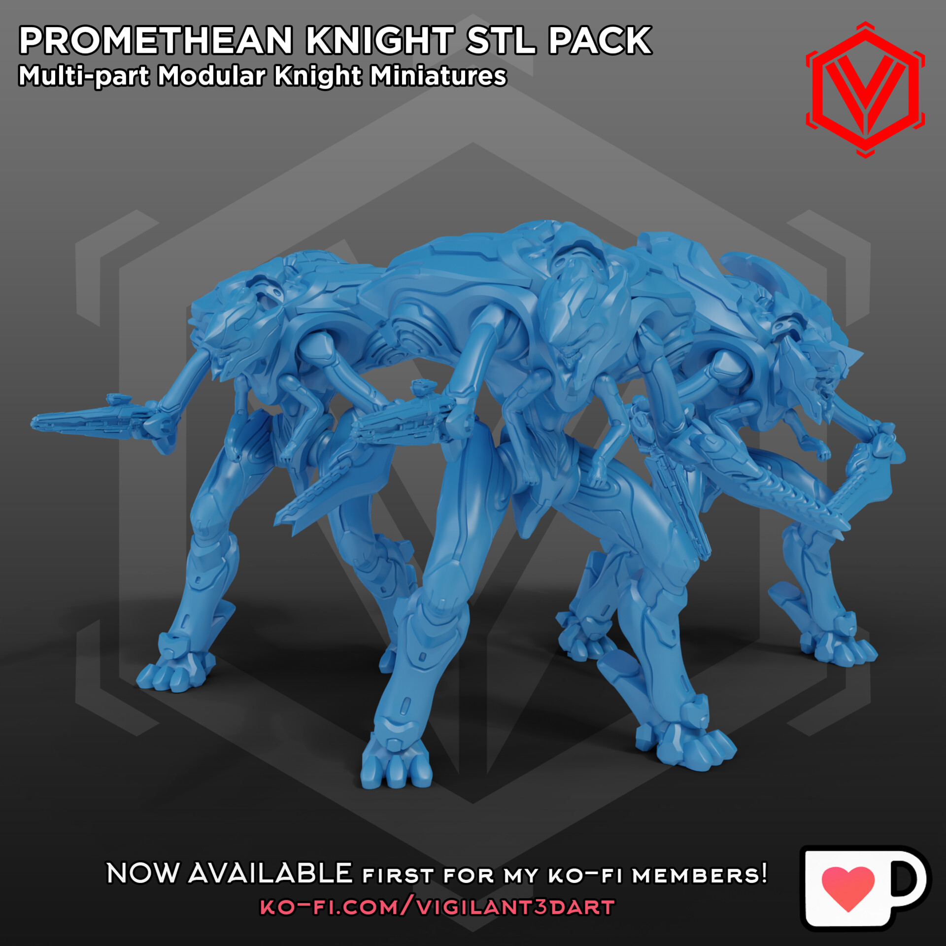 Vincent Colborn - Promethean Knights - Halo Miniature Fan Project